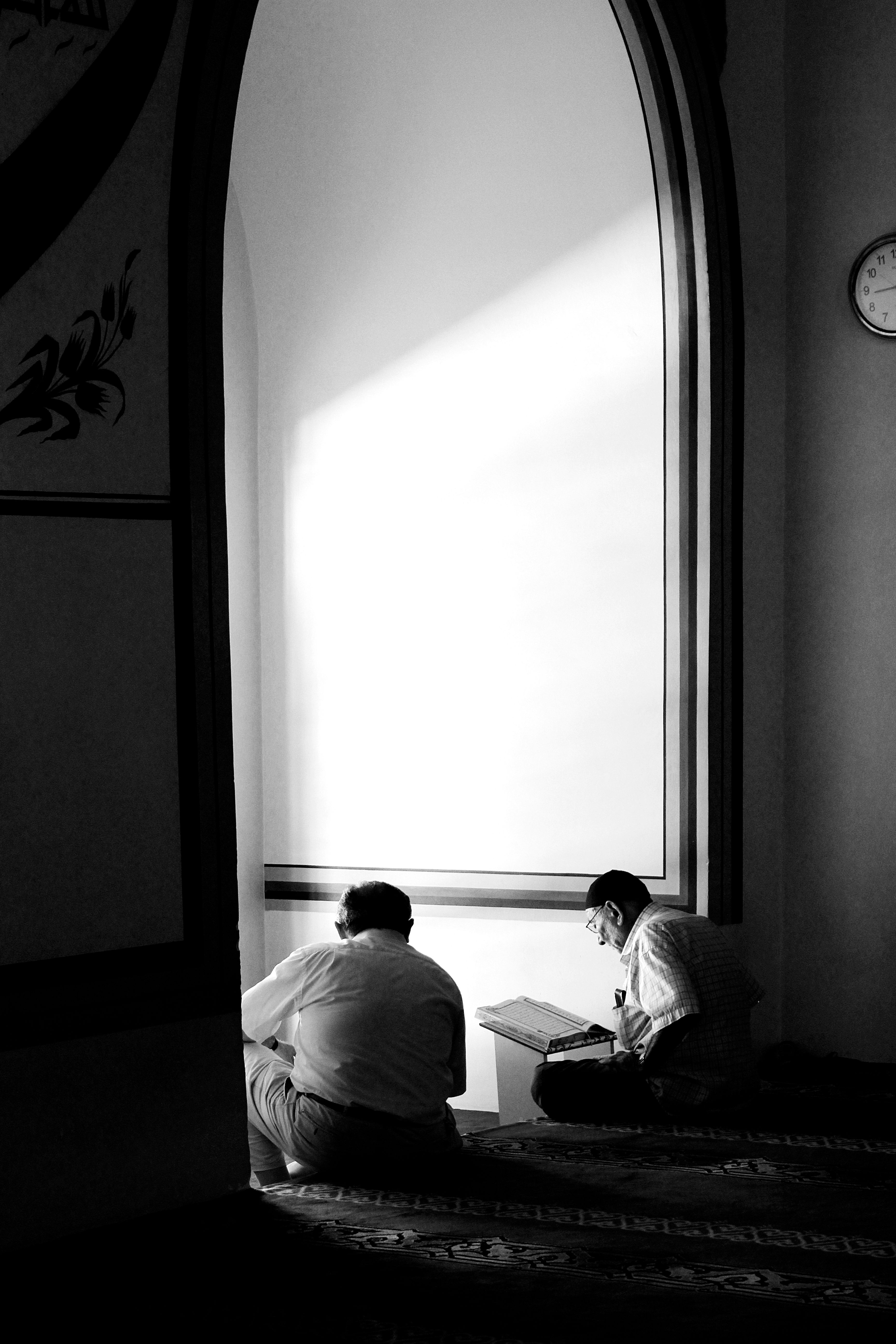Grayscale Photography Of Priests · Free Stock Photo