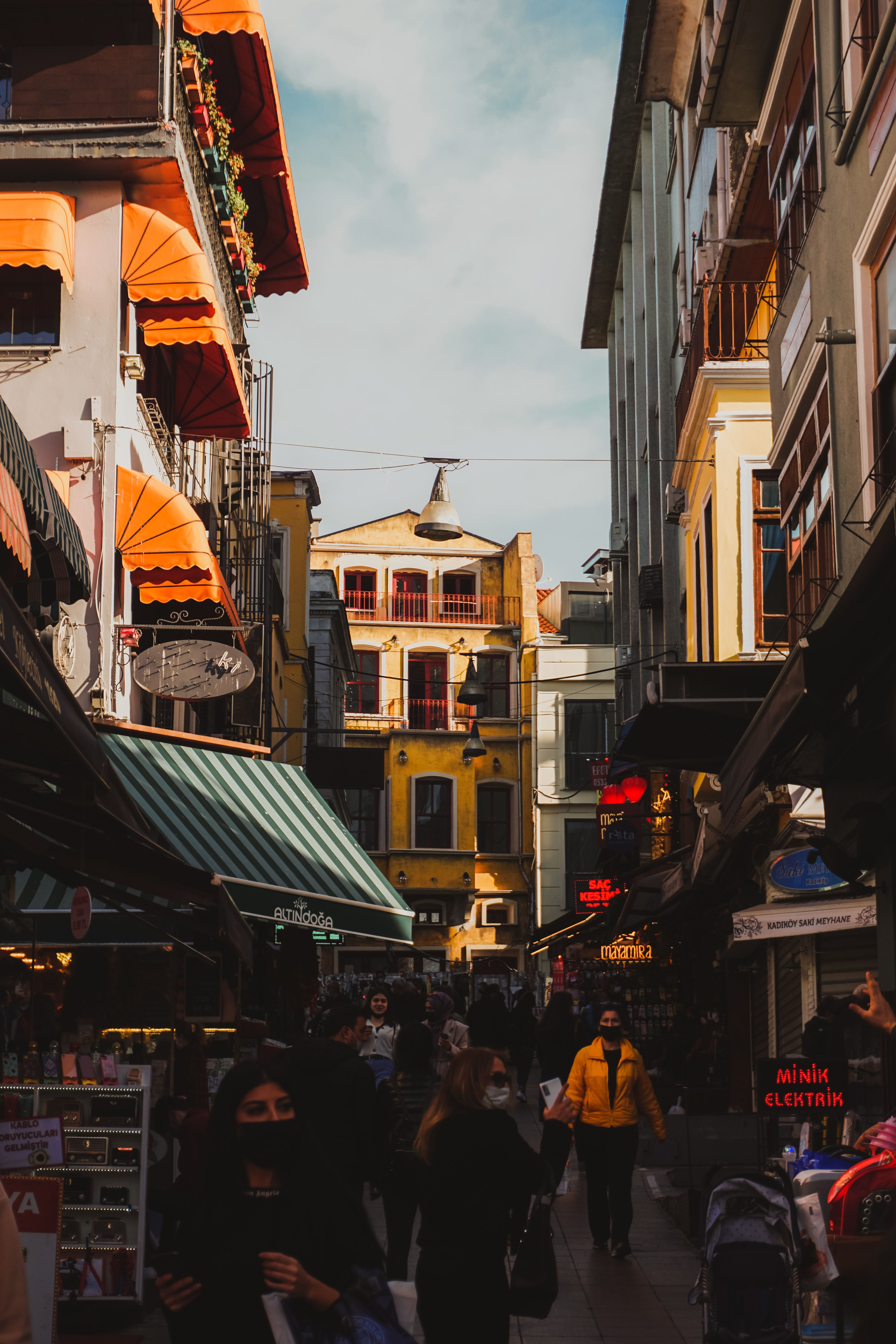 People Walking on a Street in a City · Free Stock Photo