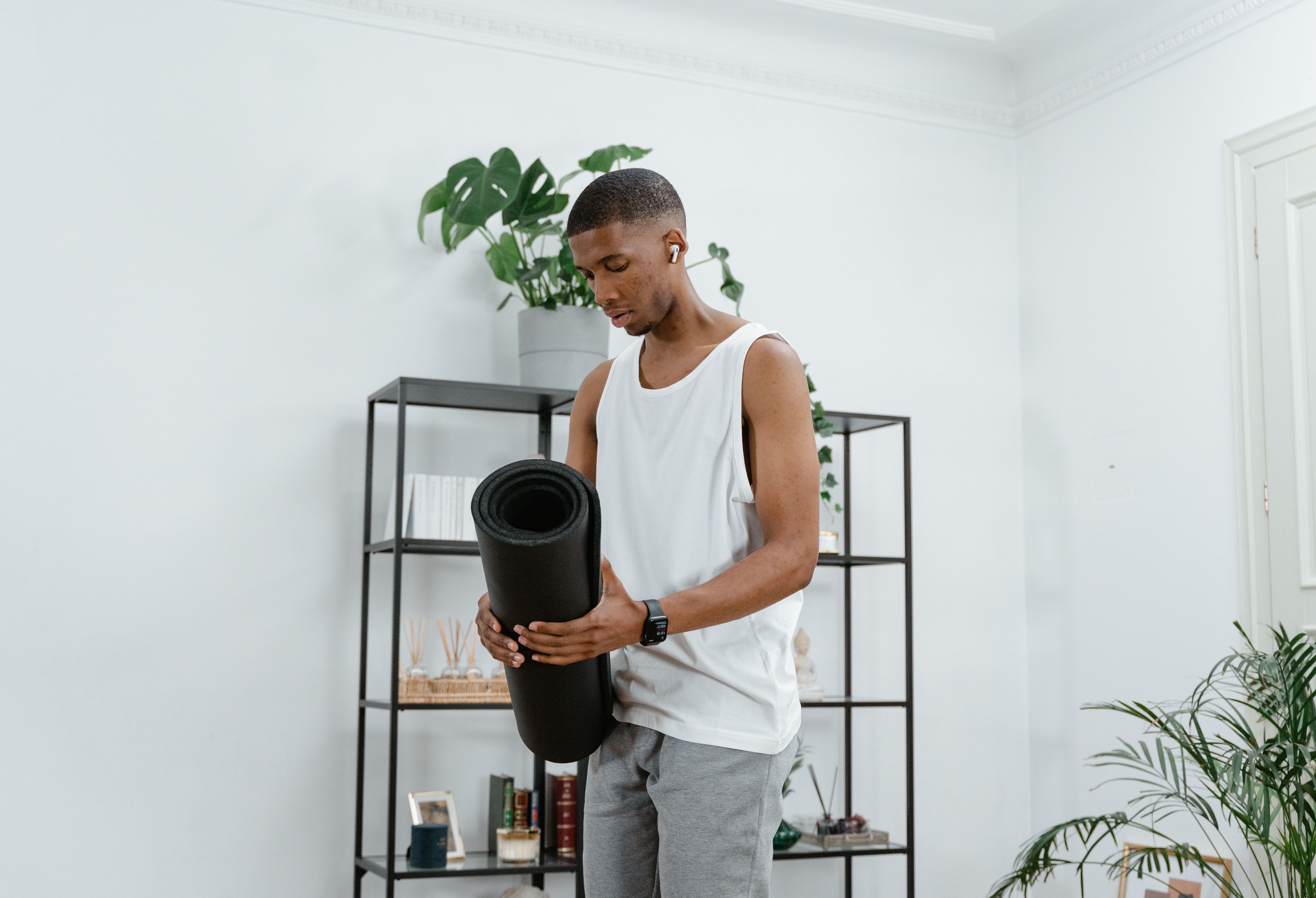 Photo of a Man Running in Place · Free Stock Photo