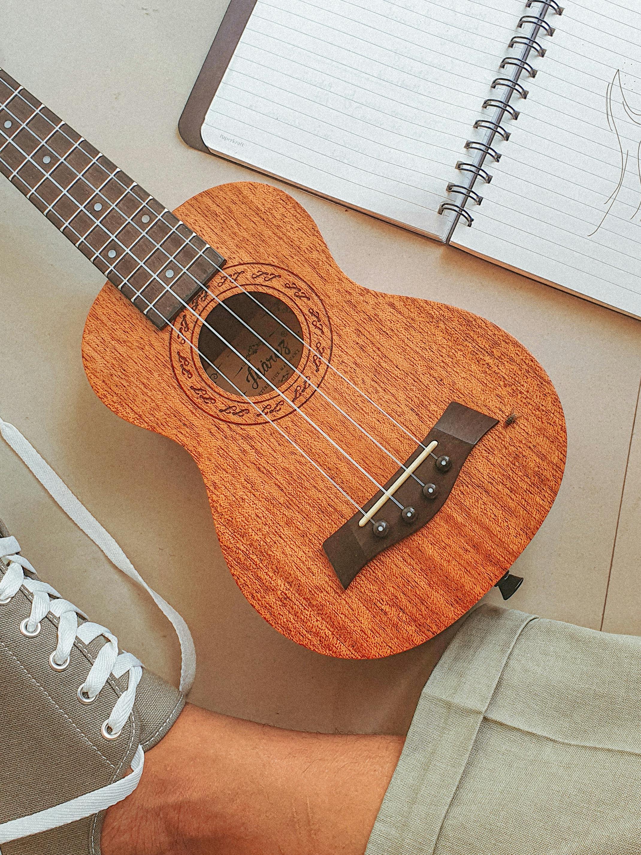Ukulele in Close Up Photography · Free Stock Photo
