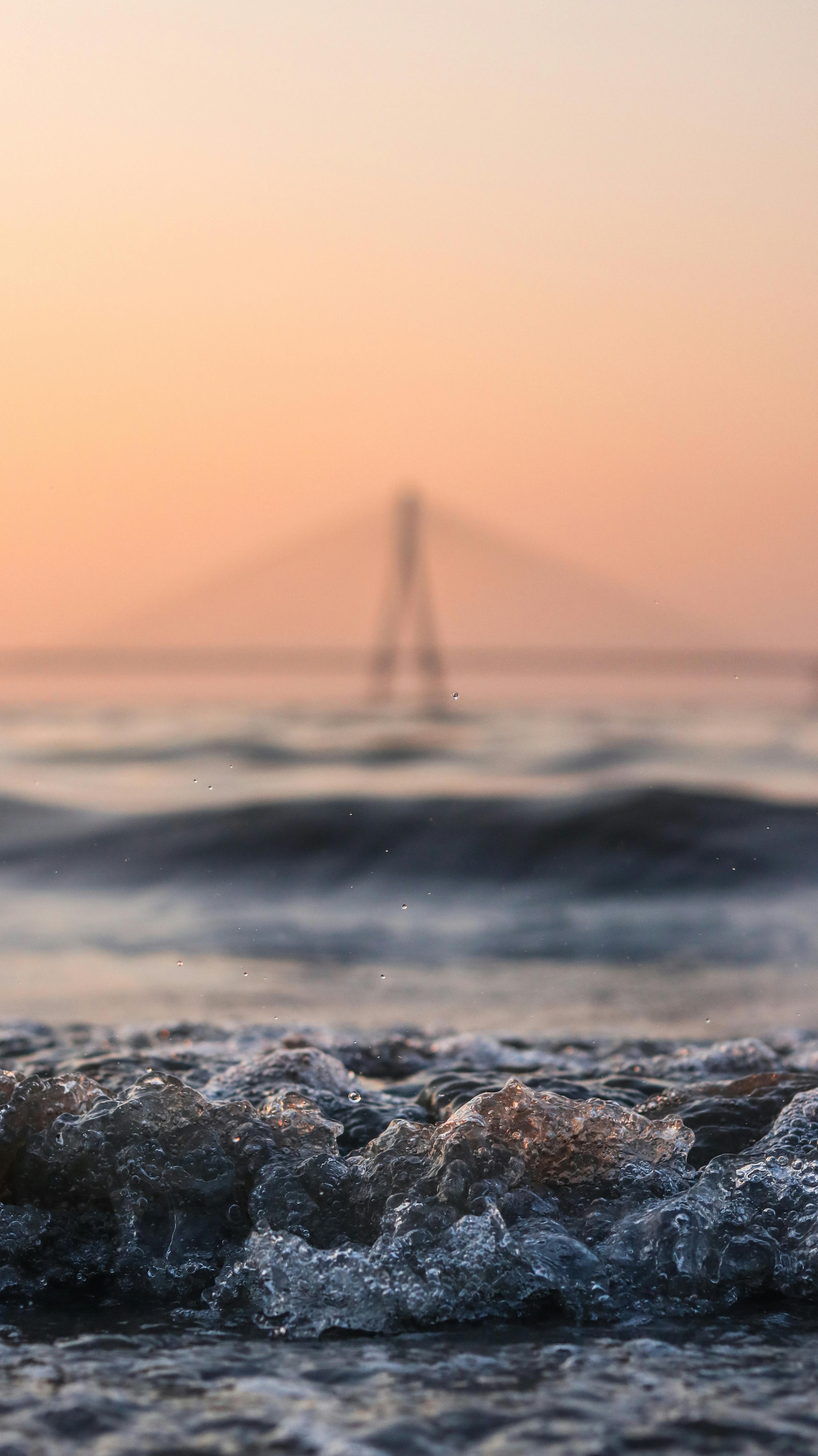 Sea Splashing on Rock · Free Stock Photo