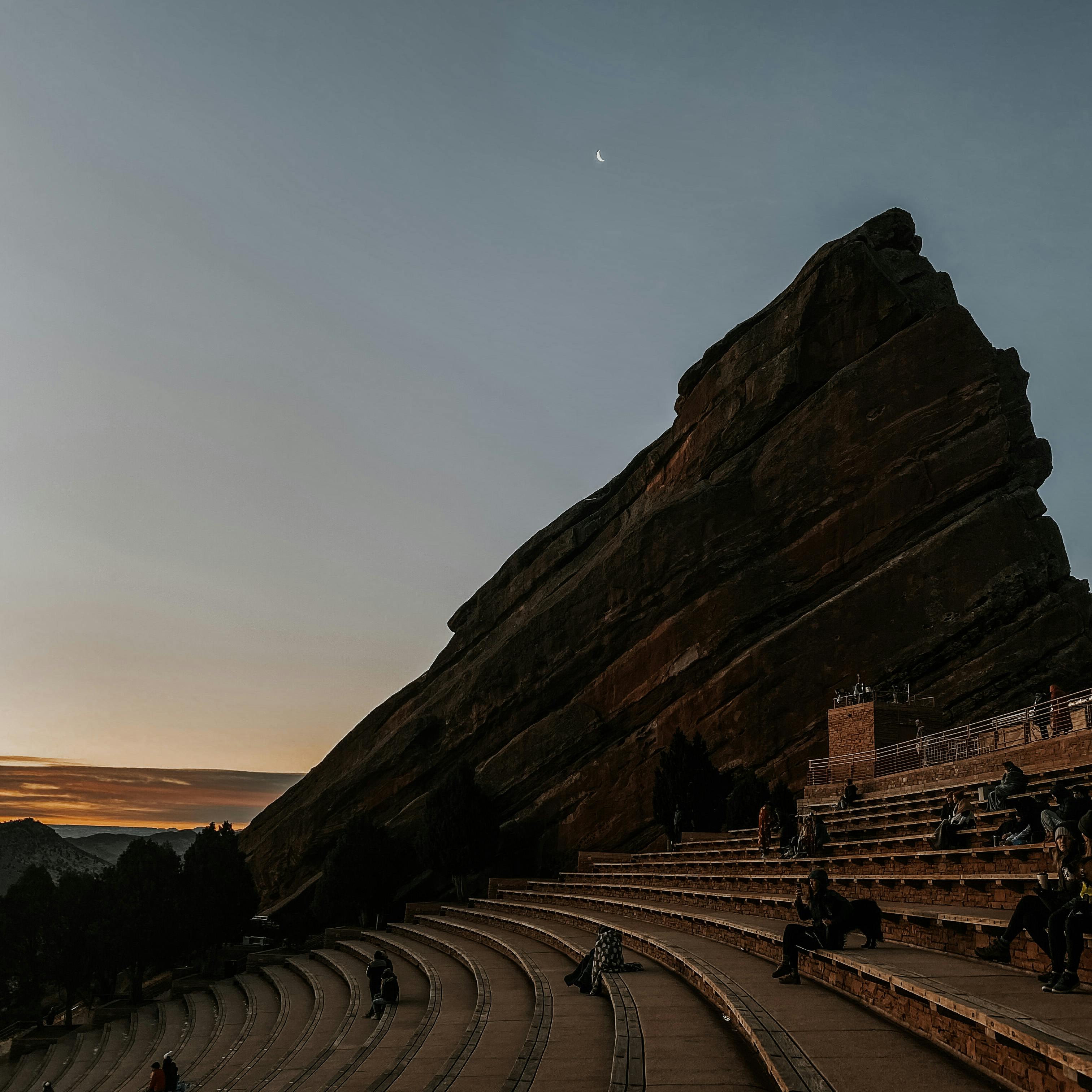 Red Rocks Amphitheater at Night · Free Stock Photo