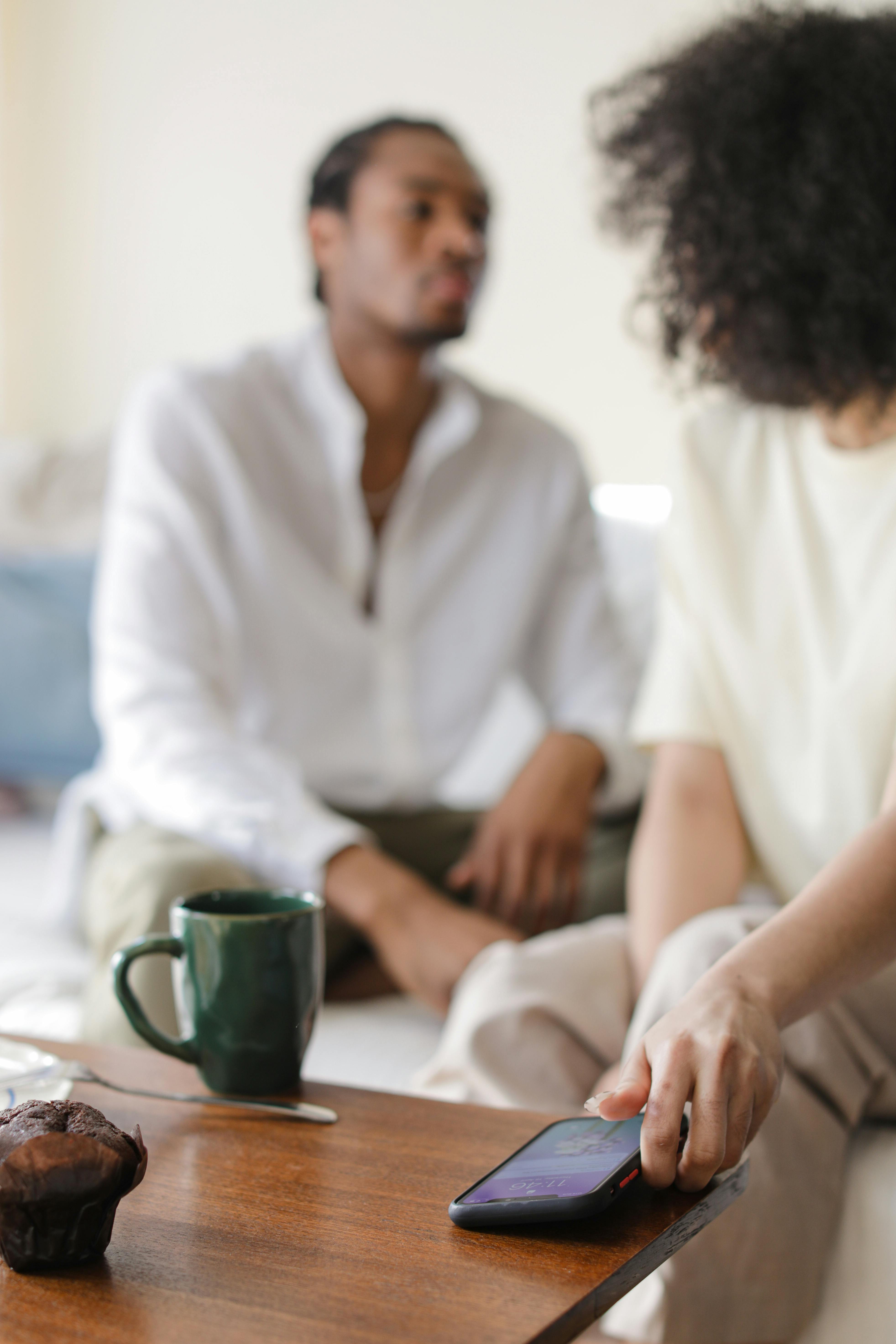 A Peron Using a Smartphone · Free Stock Photo