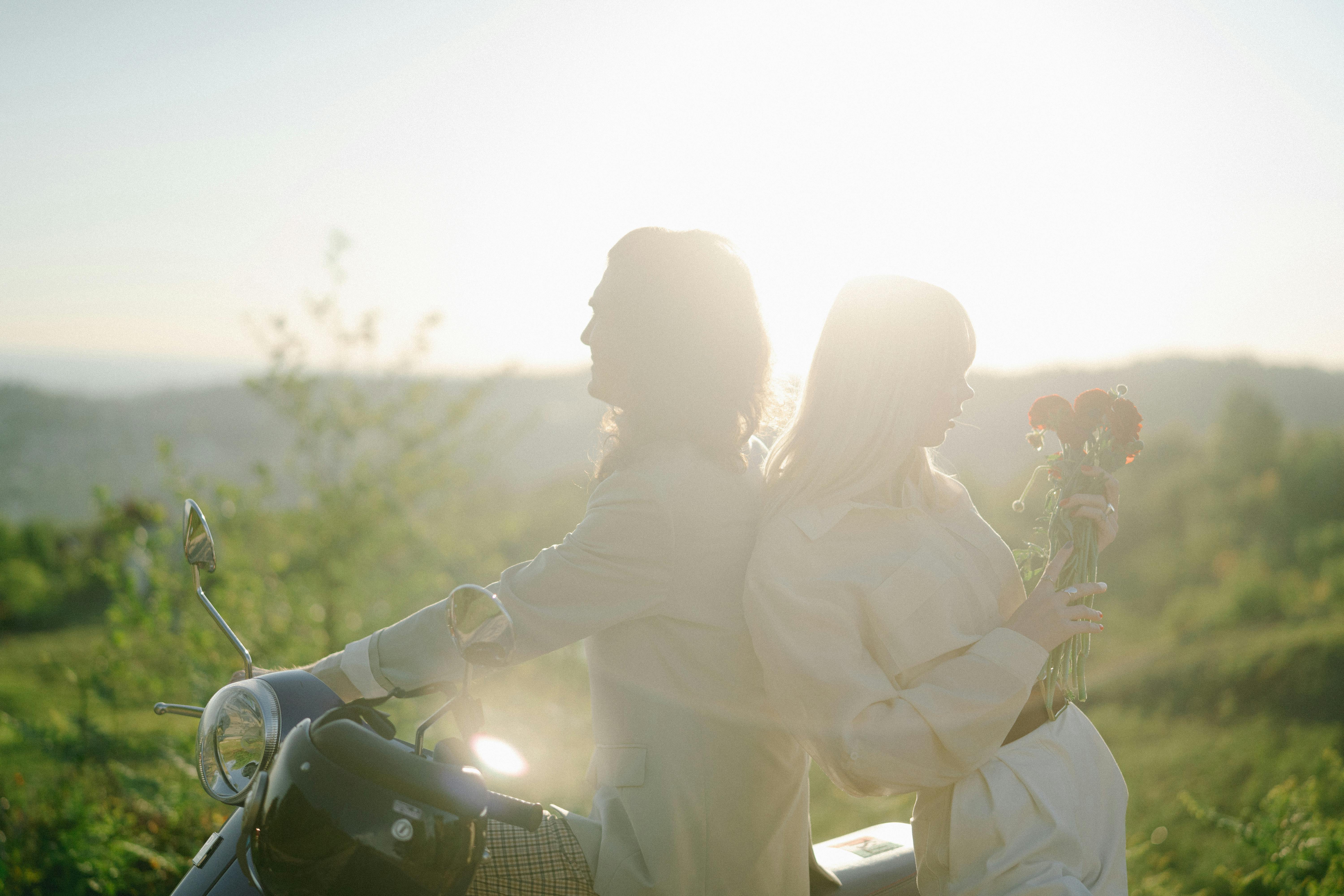 A Couple Leaning on Each Other · Free Stock Photo