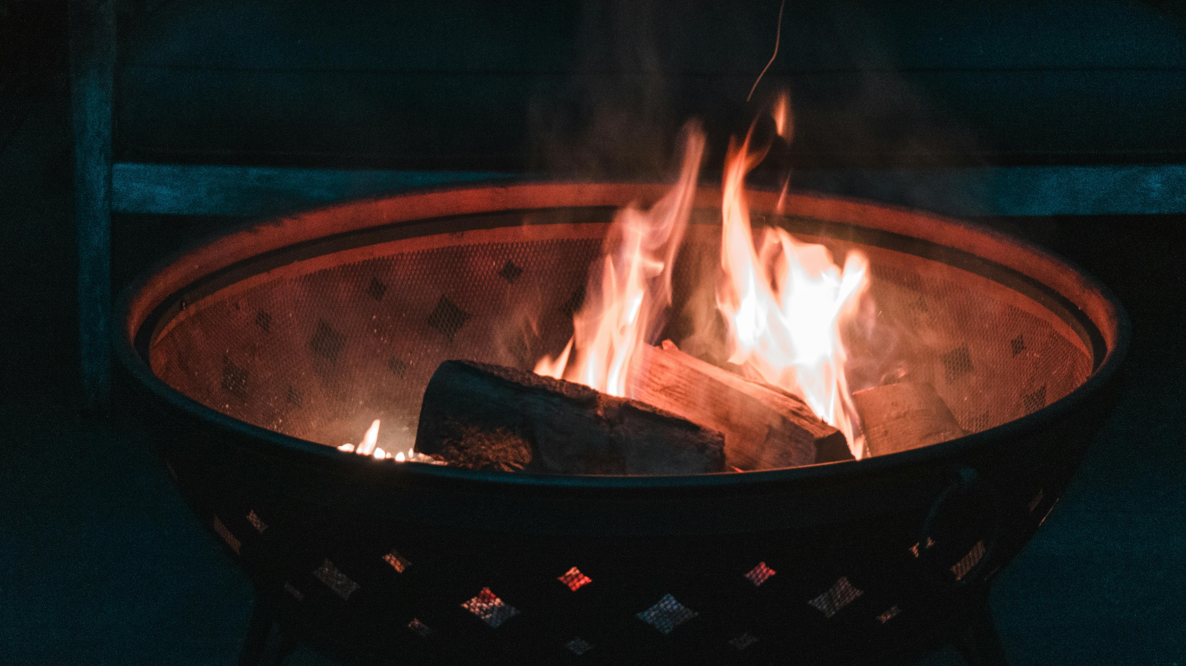 People Gathered Around the Fire Pit · Free Stock Photo