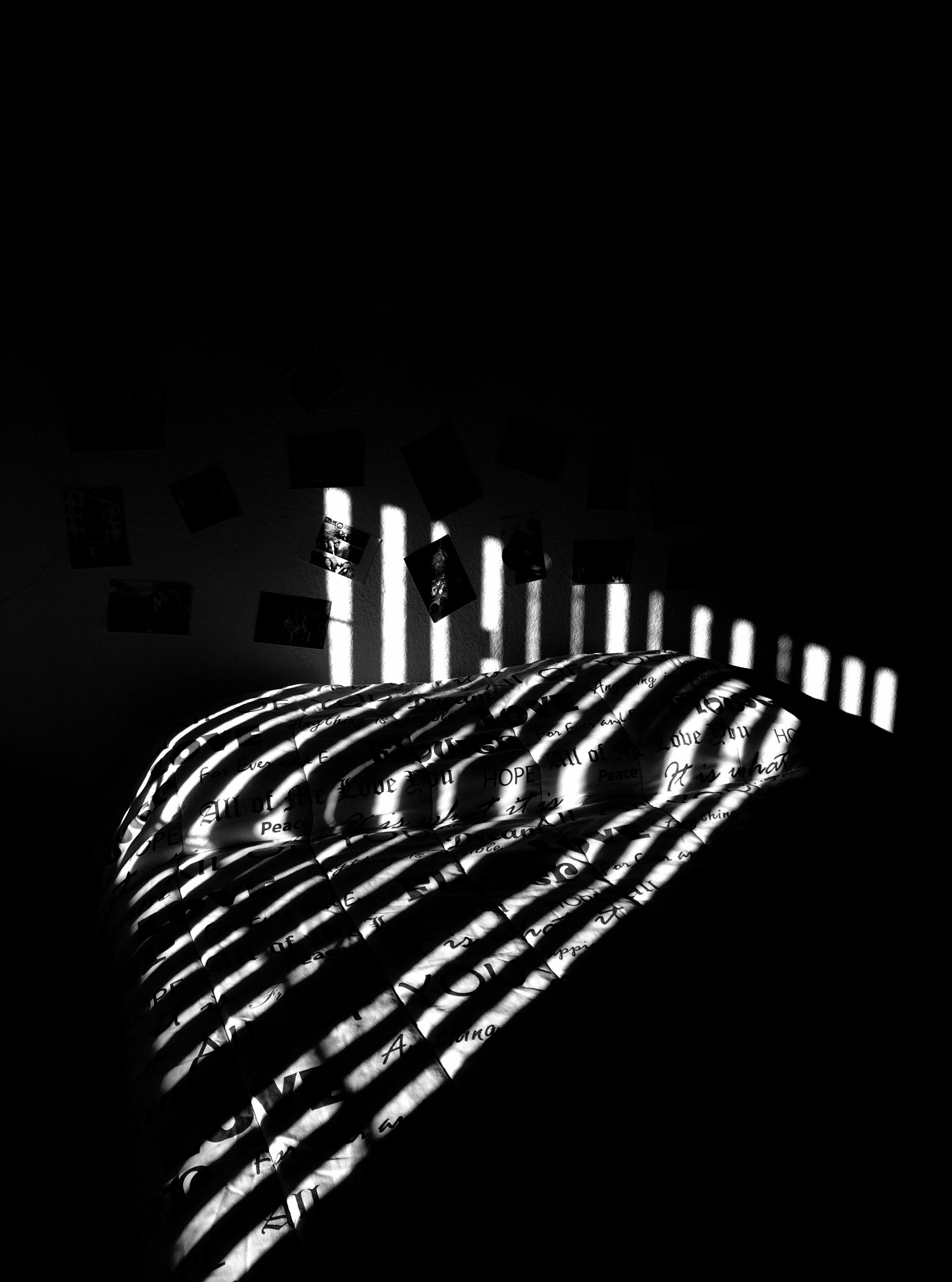 Free stock photo of bed, black and white, justifyyourlove