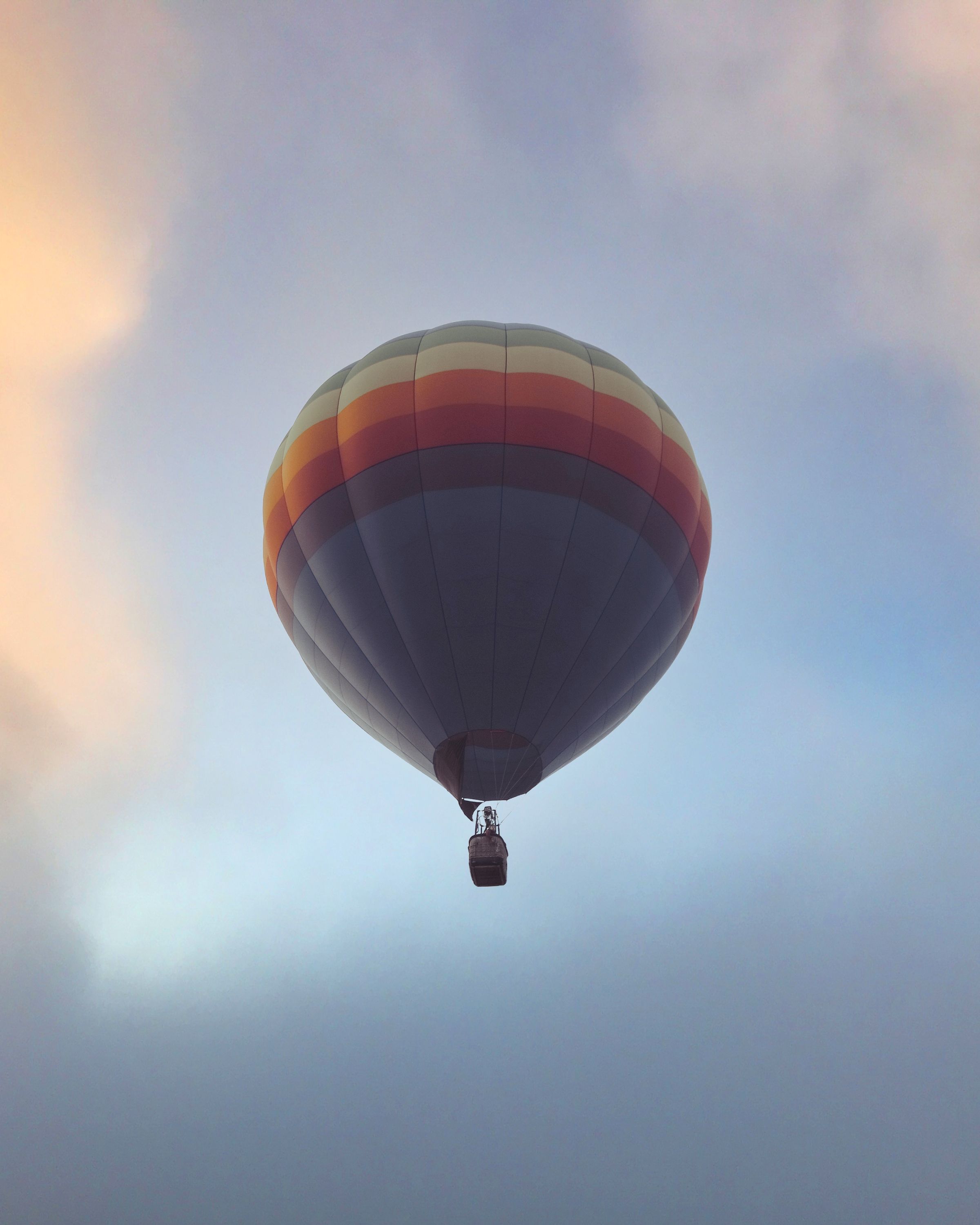 People Riding a Hot Air Balloon · Free Stock Photo