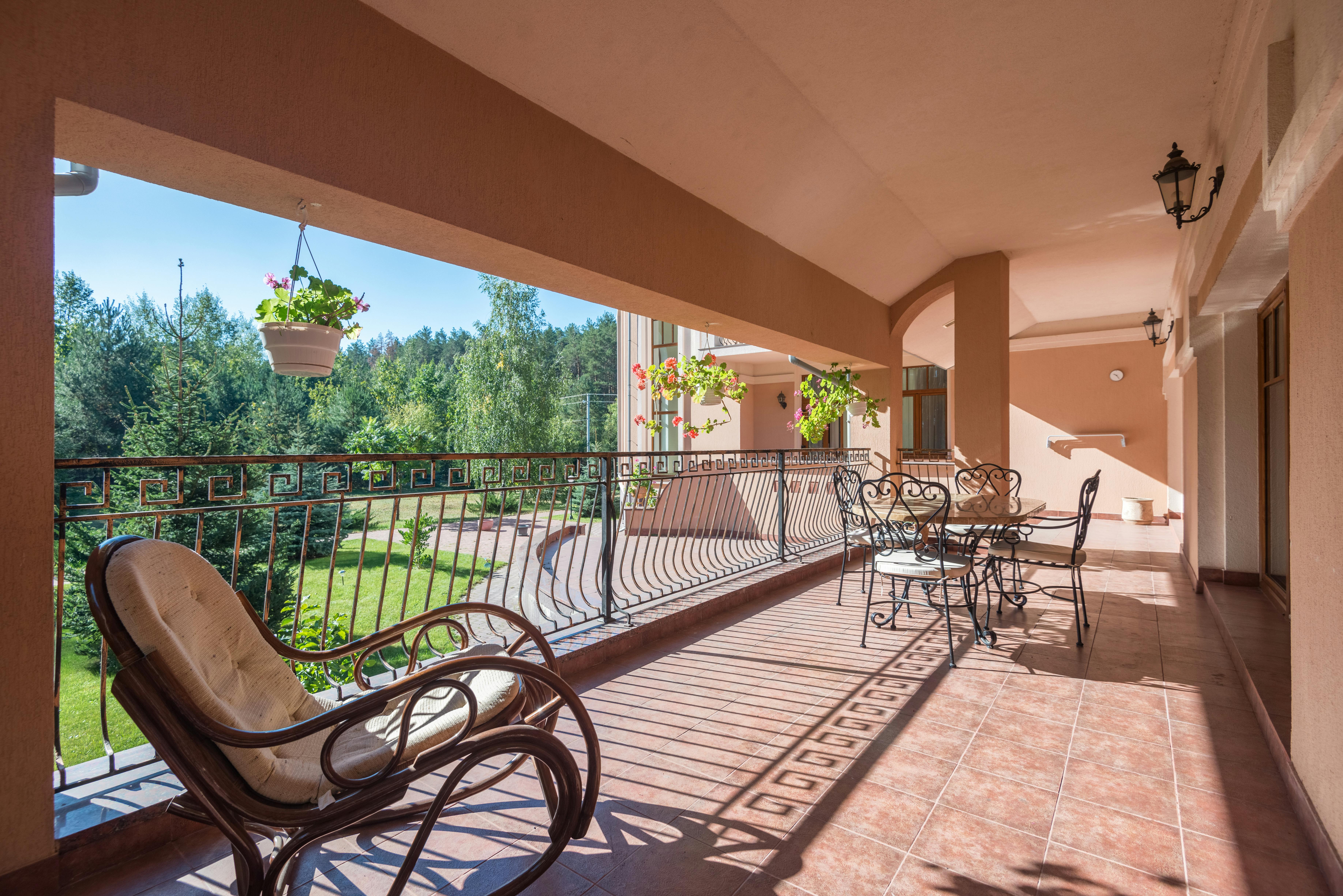 Photo of the Terrace with a View of the Garden · Free Stock Photo