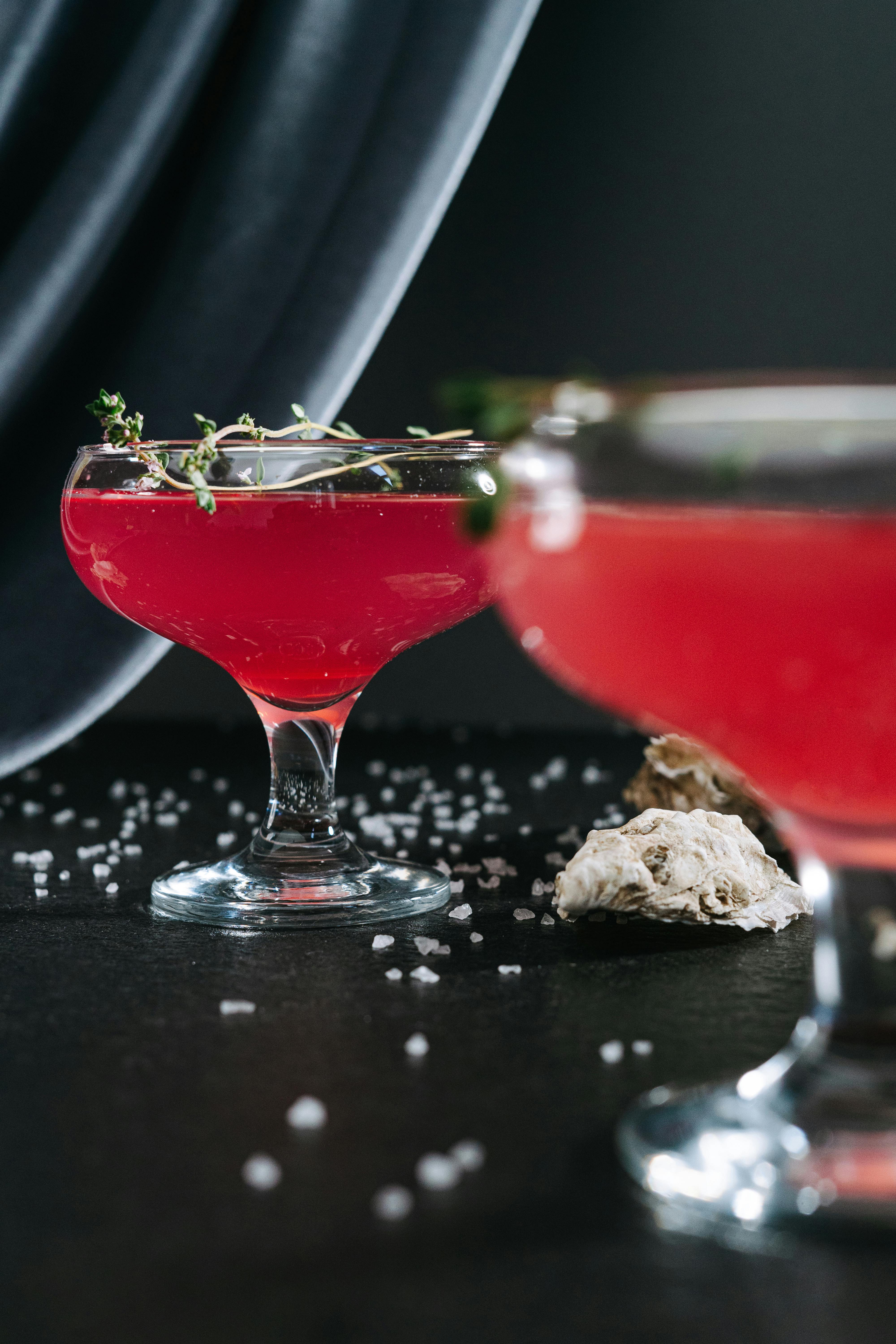 Red Cocktails on a Party · Free Stock Photo