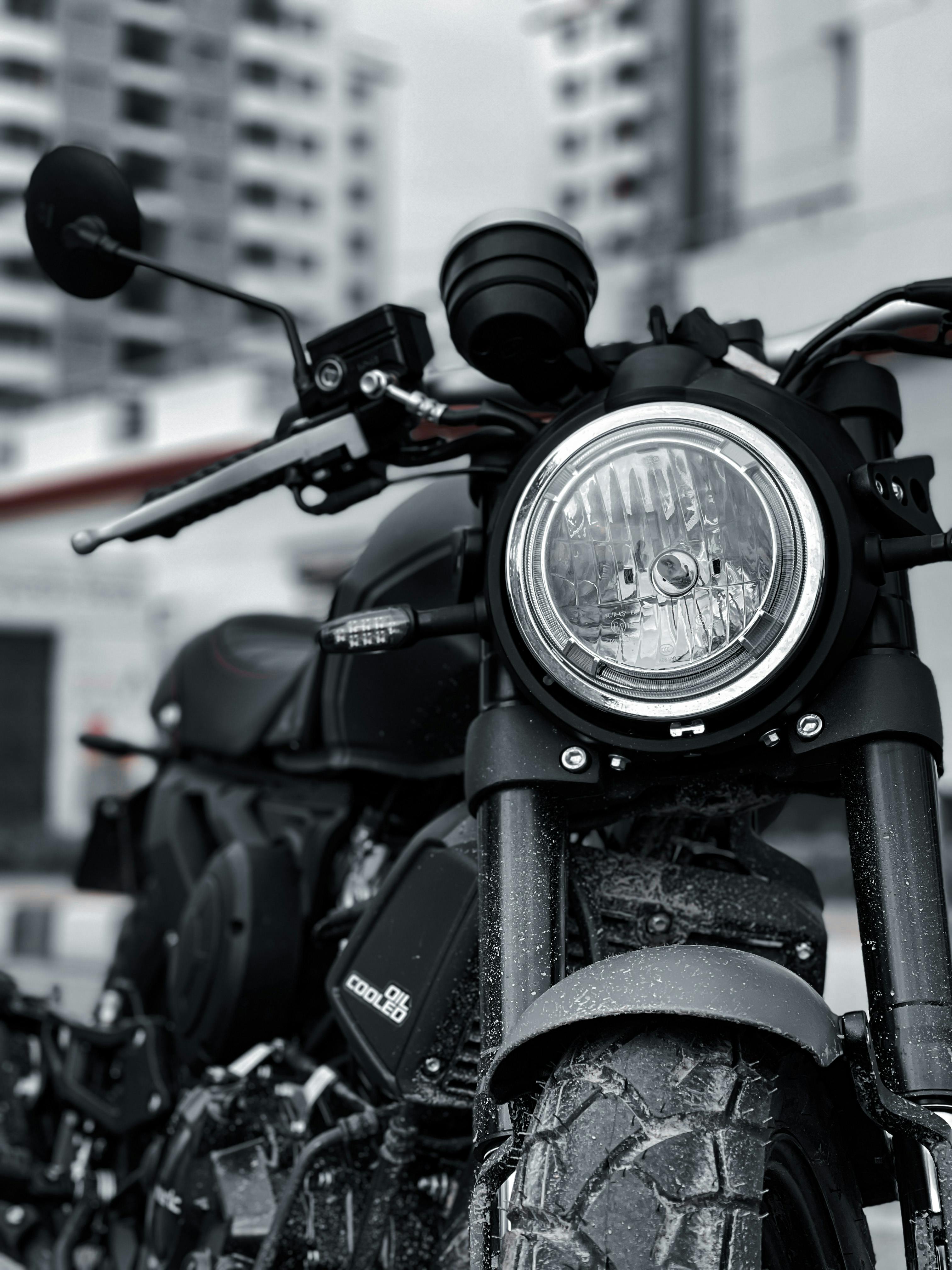 Black Motorcycle in Close Up Photography · Free Stock Photo