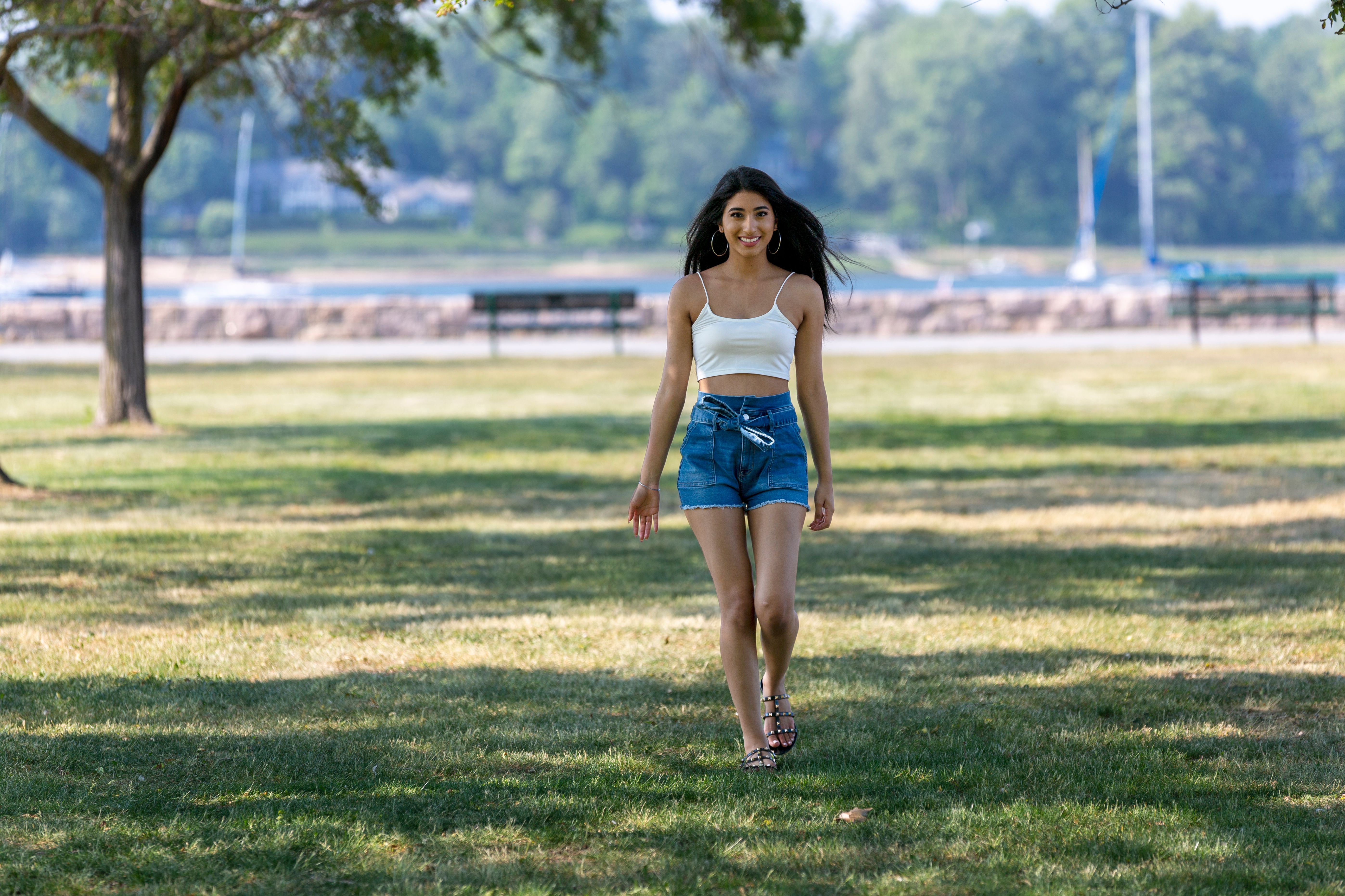 Woman Standing Outdoor · Free Stock Photo