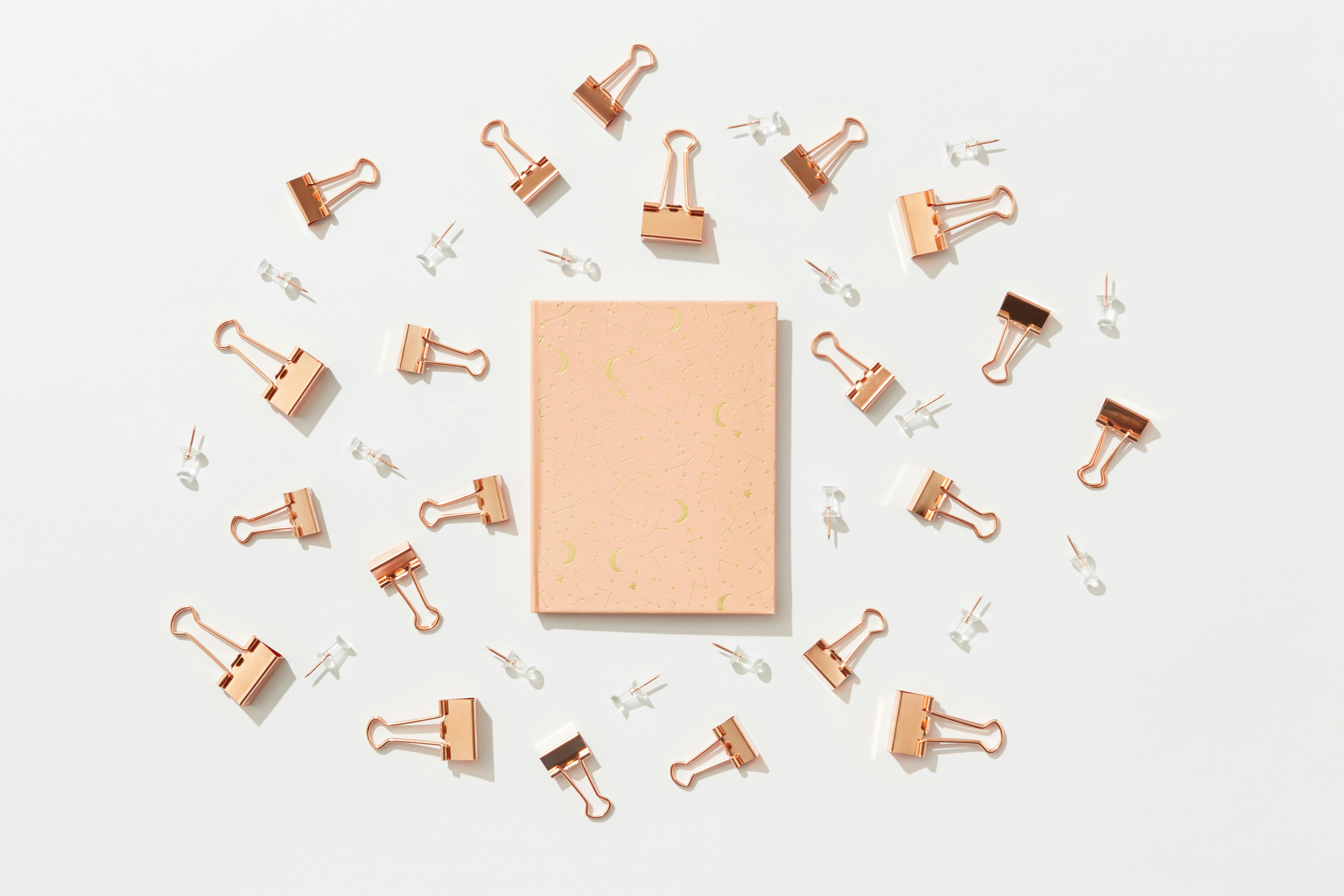 Brown Notebook on the Table · Free Stock Photo