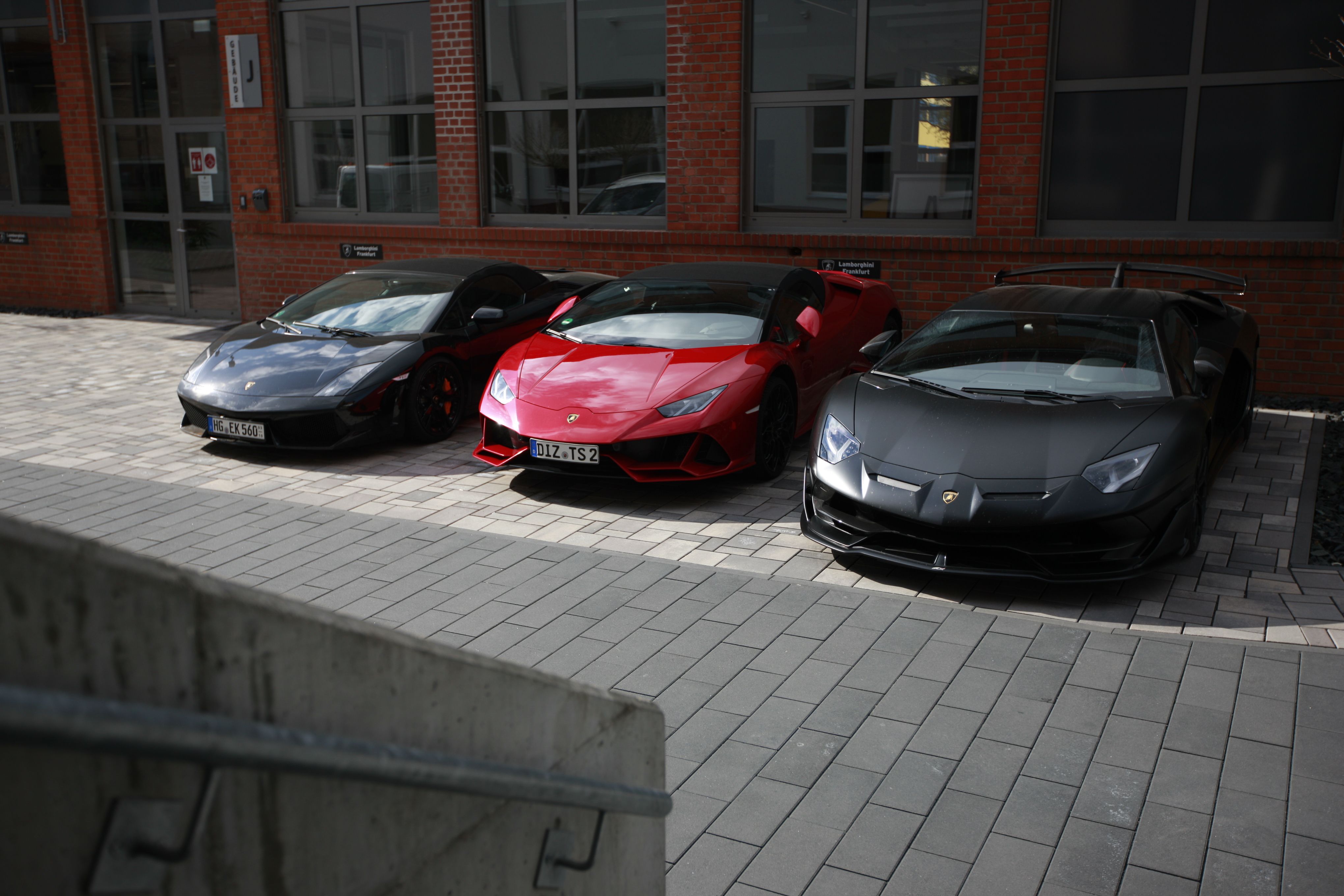 Lamborghini Cars Parked · Free Stock Photo
