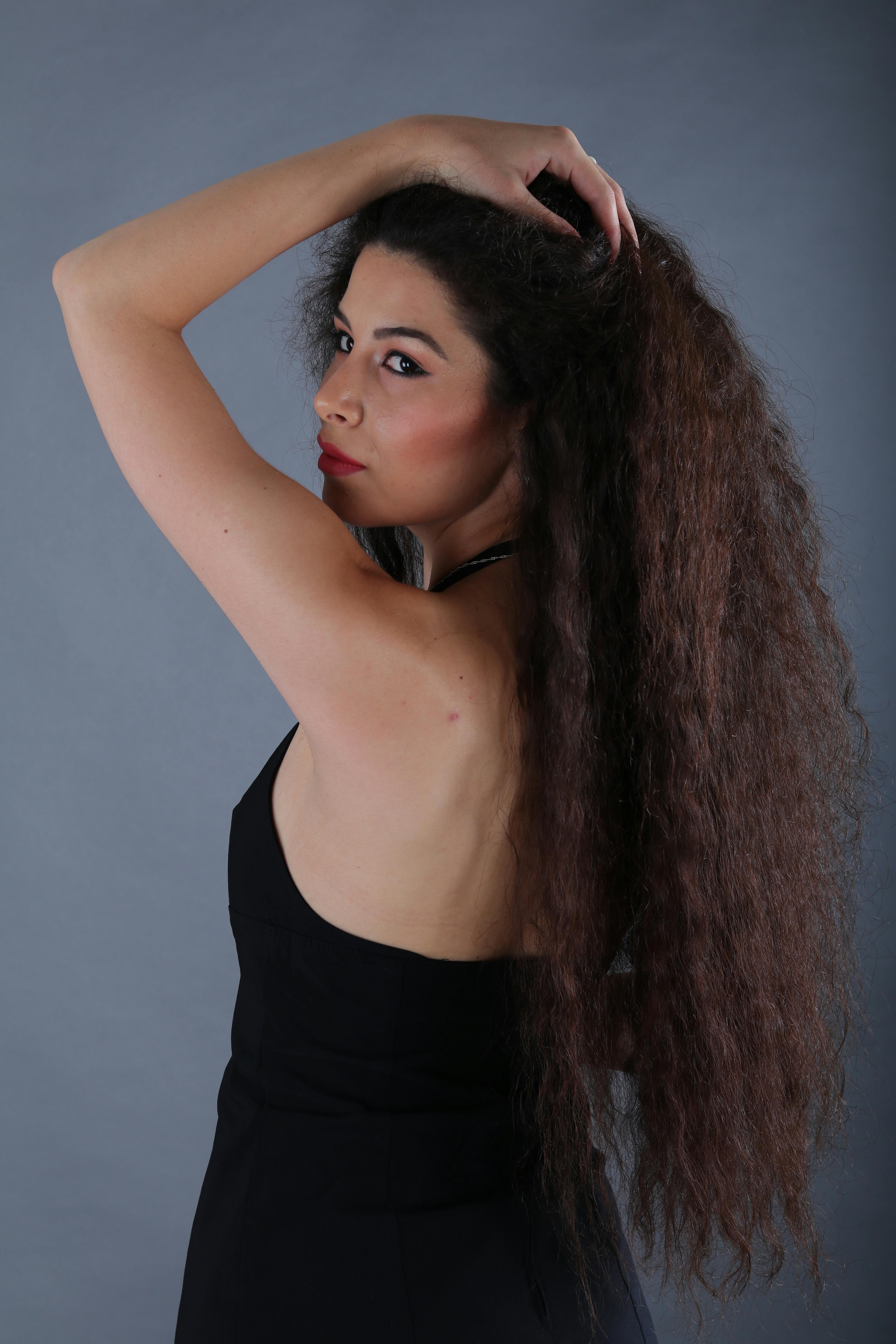 Woman in Black and Red Robe · Free Stock Photo