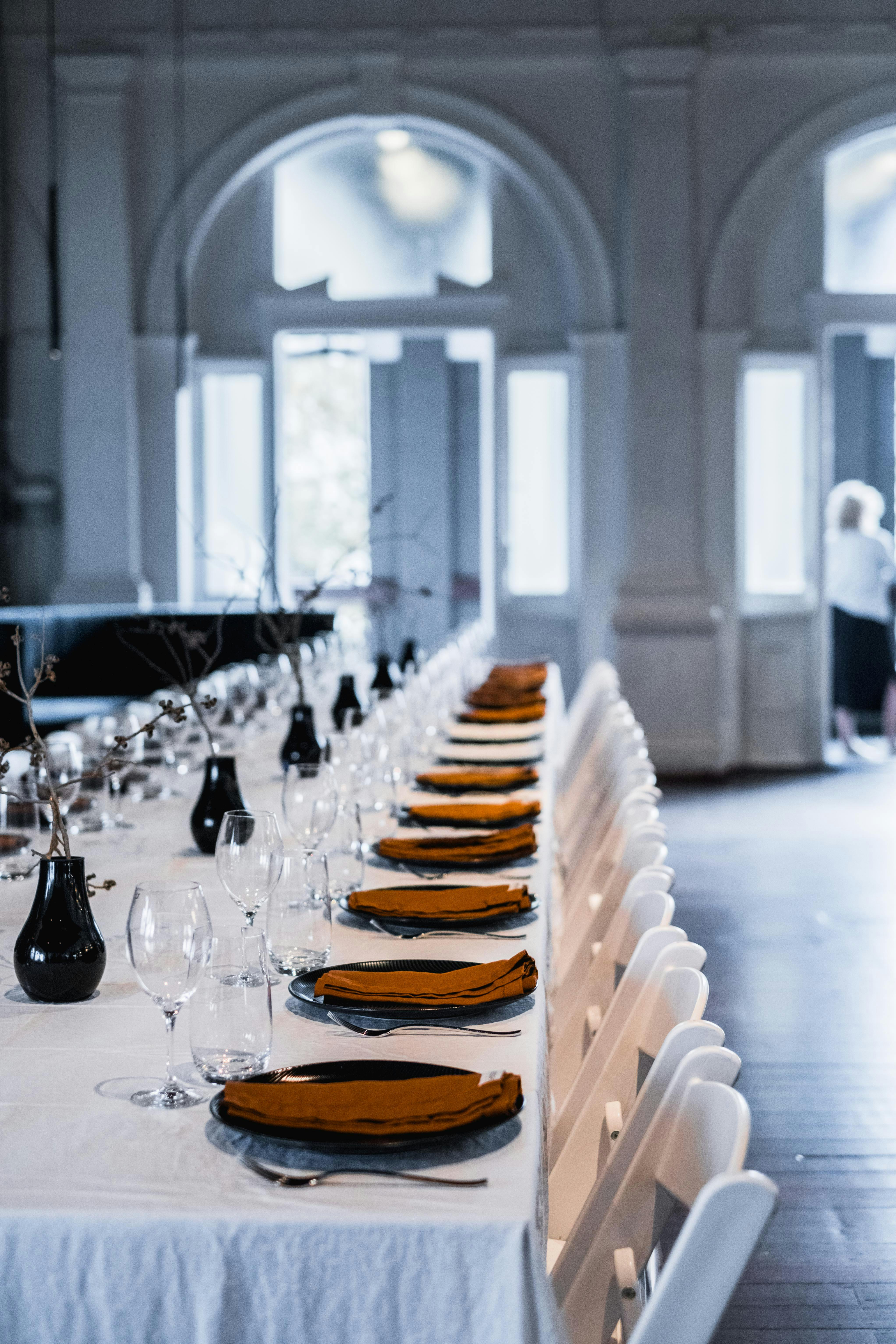 Dishwares and Glass Items on a table Setting · Free Stock Photo