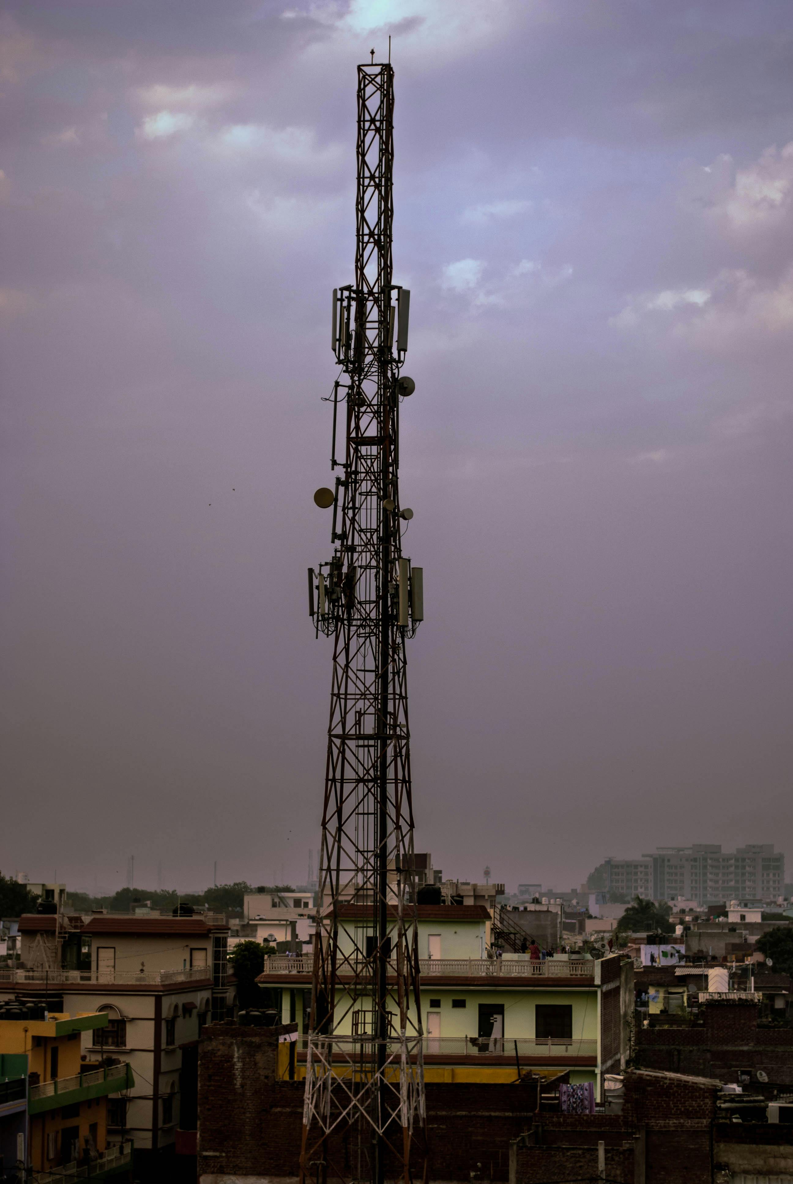 Free stock photo of cell tower, radio tower - Stock Image - Everypixel