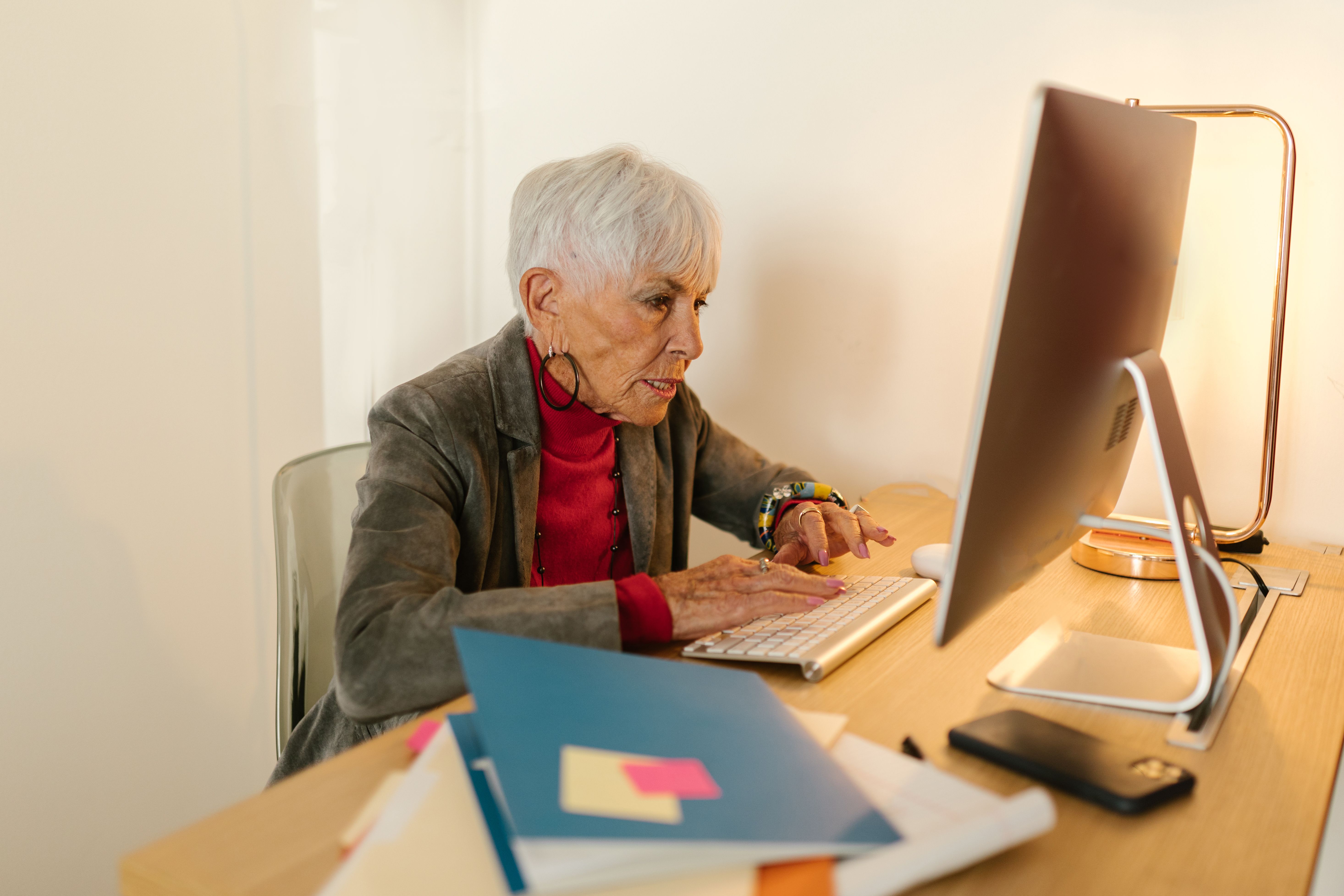 Person Using White Computer Keyboard · Free Stock Photo