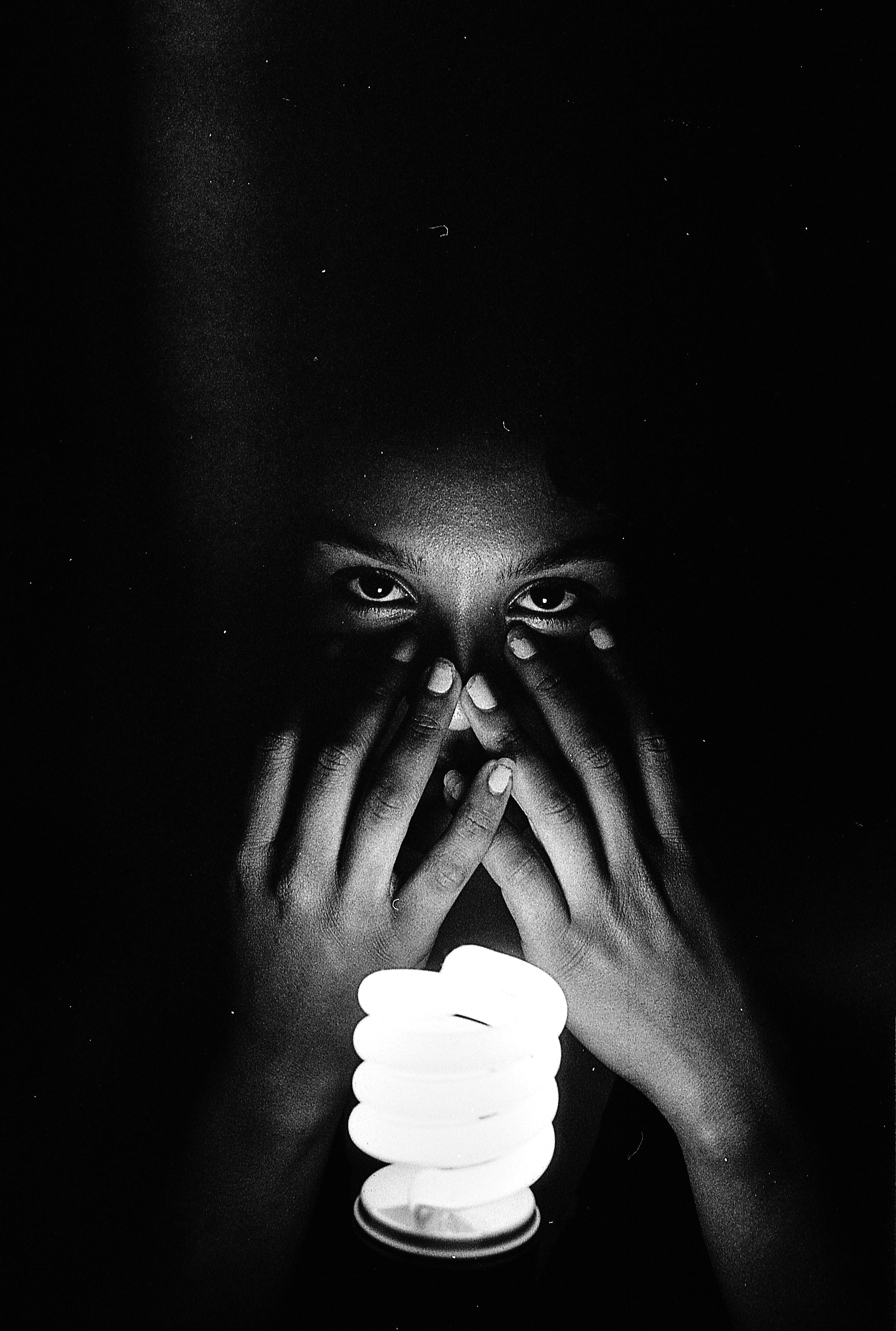 Hands Covering the Person's Face · Free Stock Photo