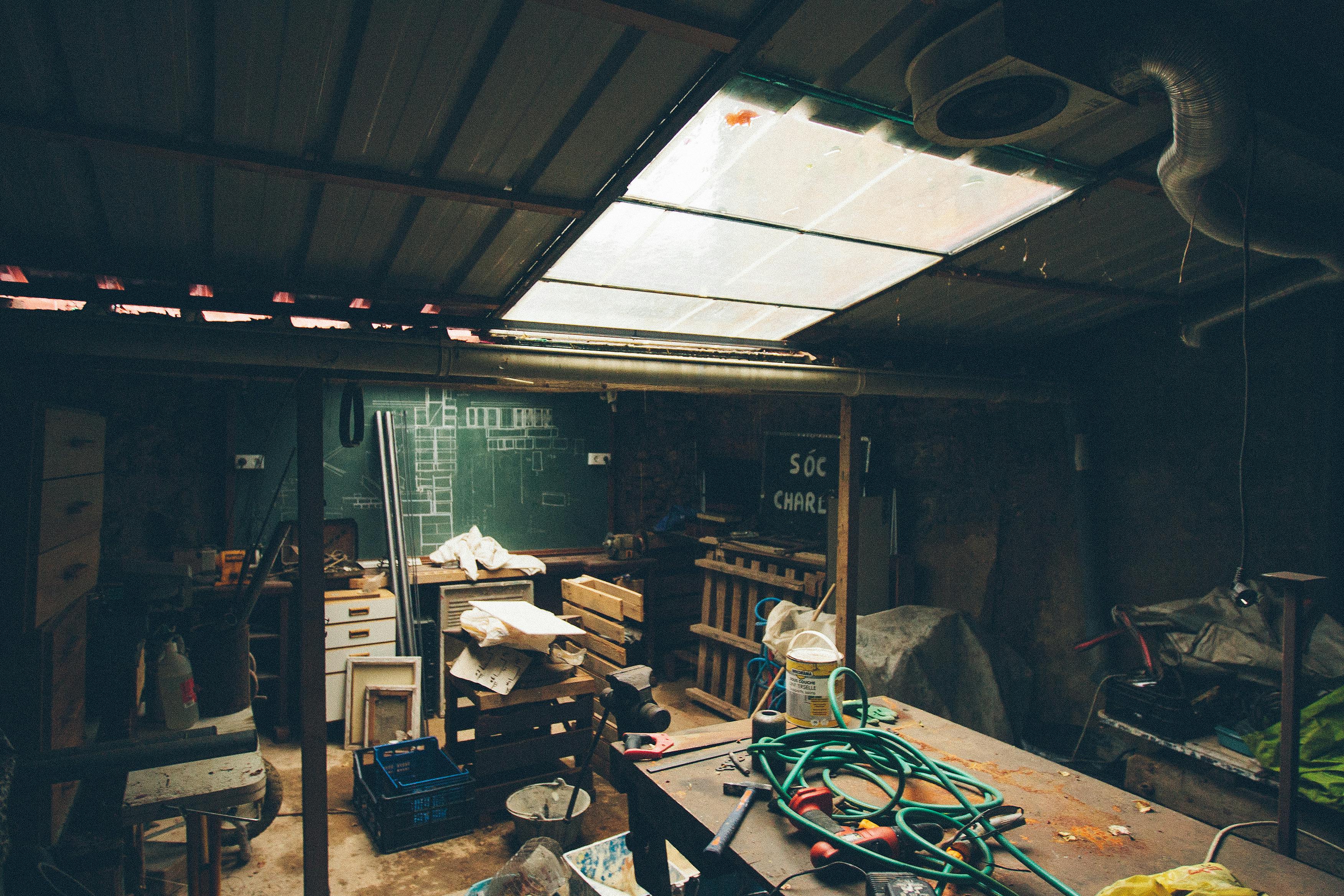 Equipment in a Workshop · Free Stock Photo