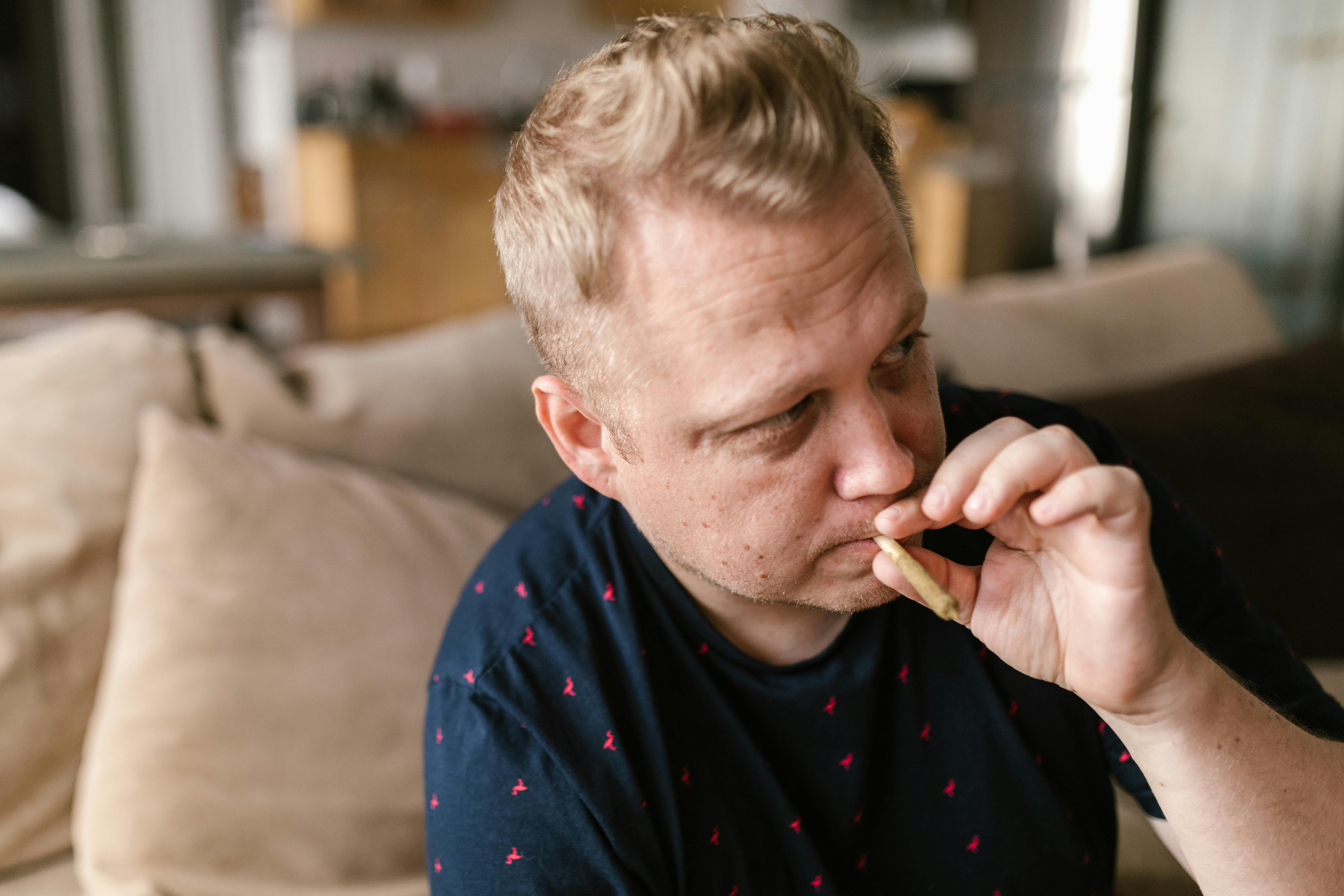 Photo of Man Smoking Weed · Free Stock Photo