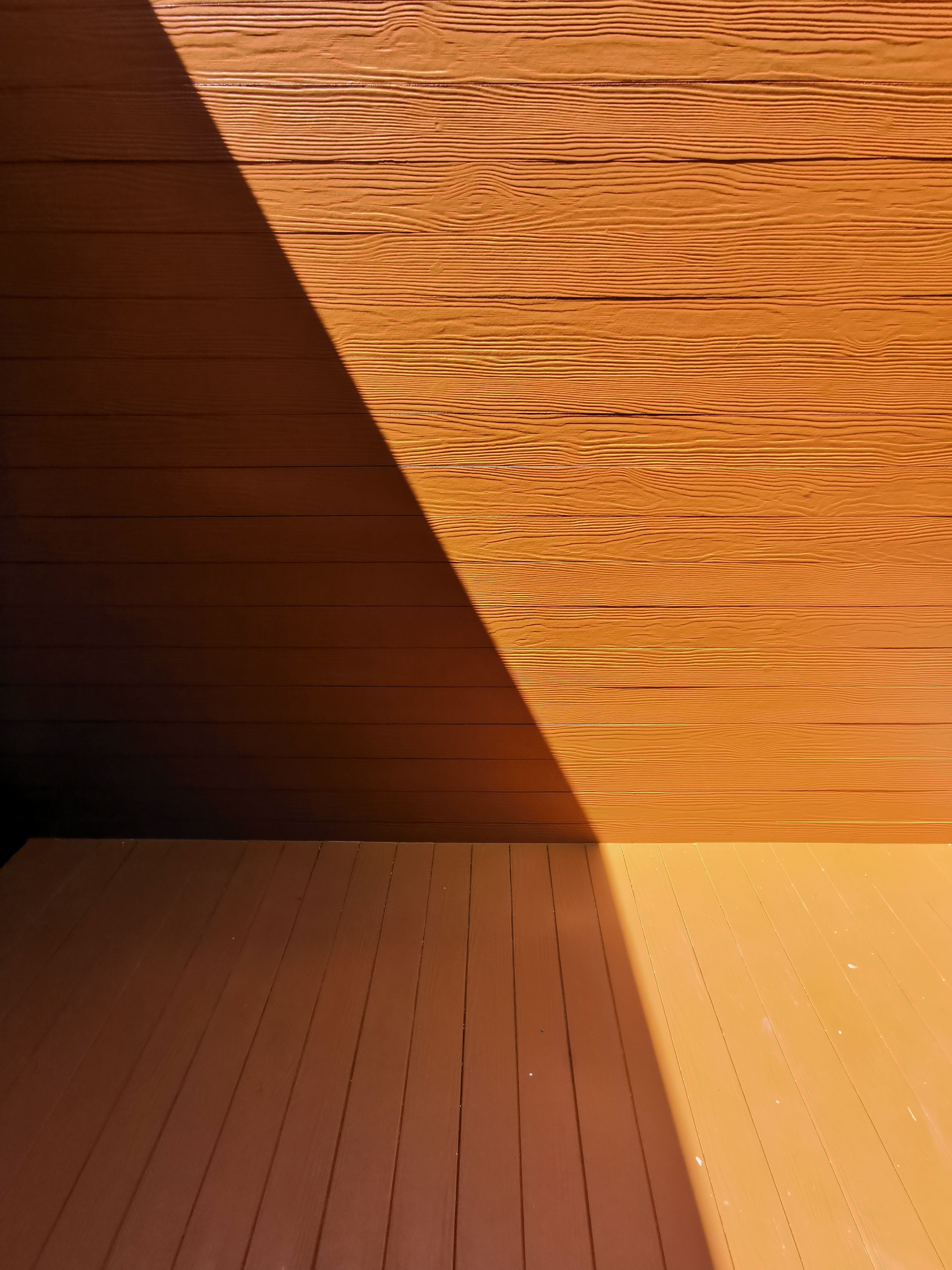 Shadow on Brown Wooden Wall · Free Stock Photo