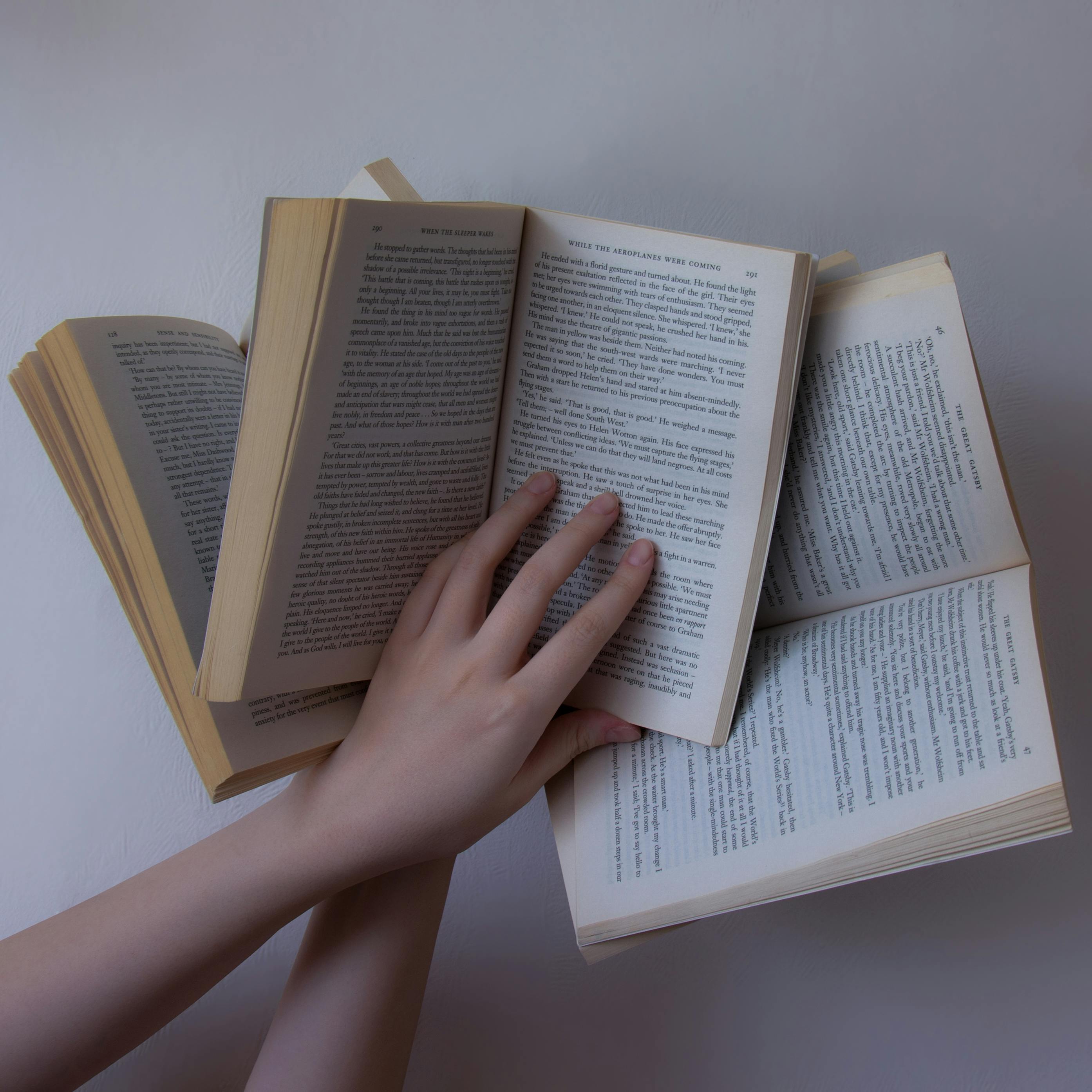 Person Turning Page · Free Stock Photo