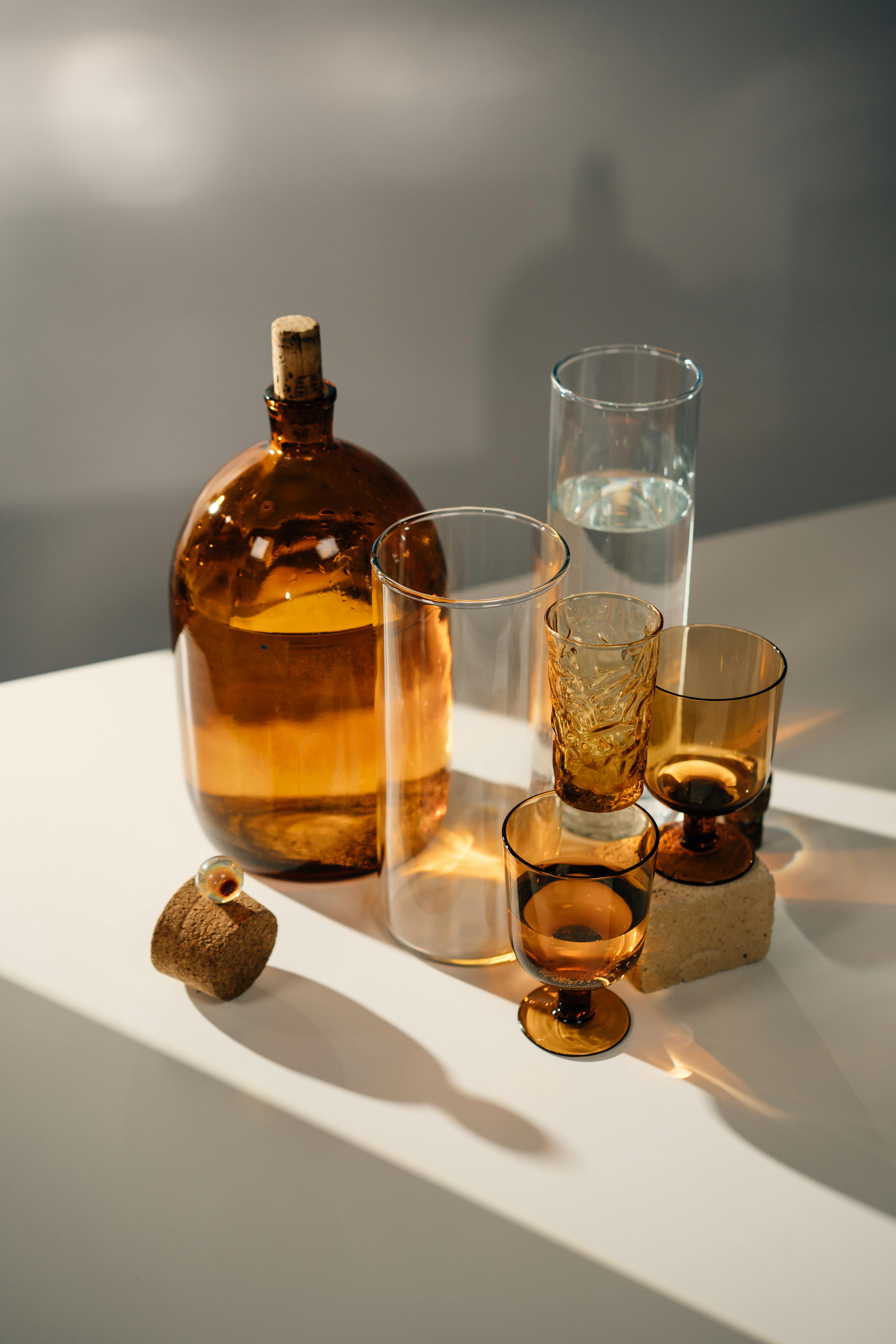 Close-Up Shot of Glass Objects · Free Stock Photo