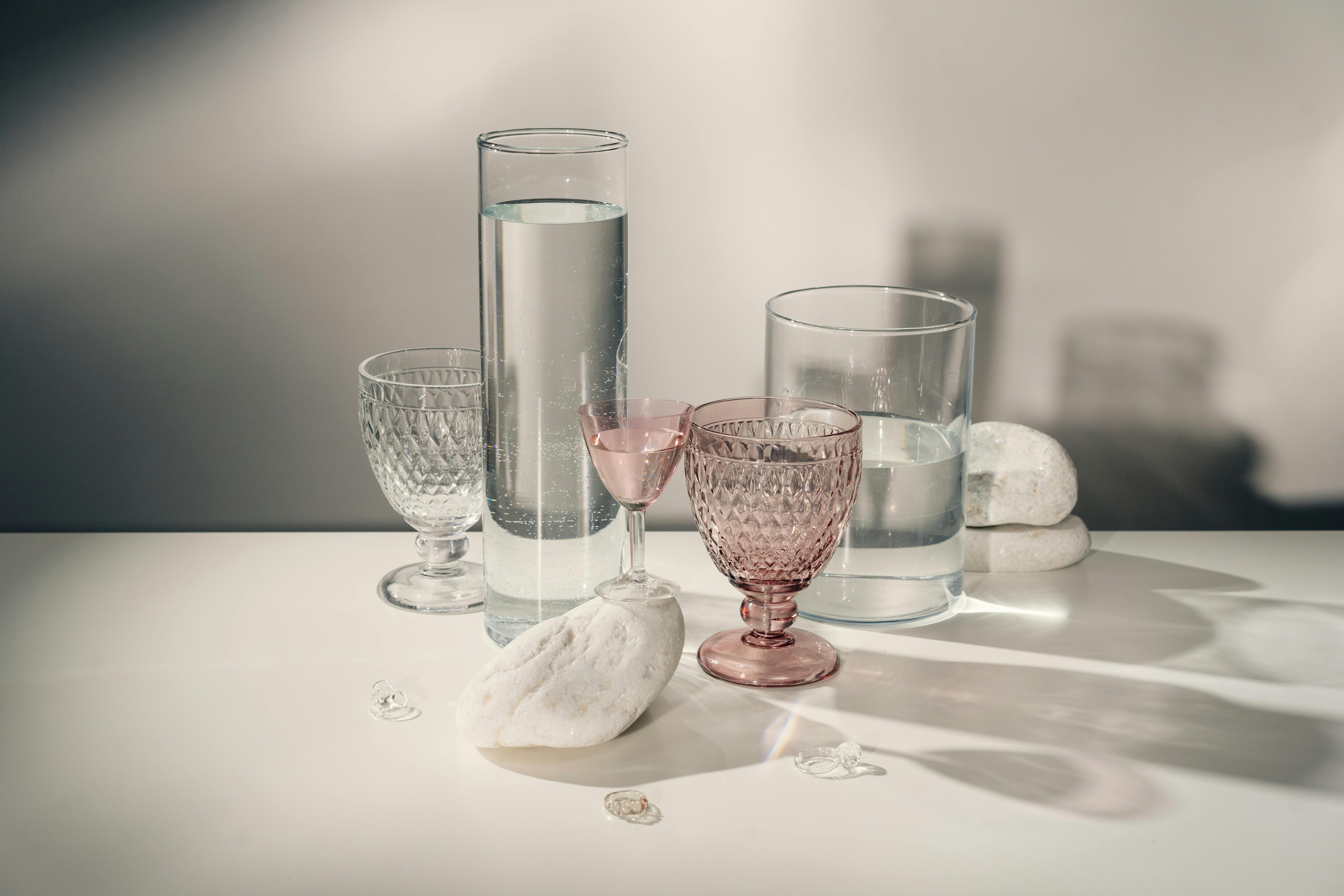 Transparent Glass Items · Free Stock Photo
