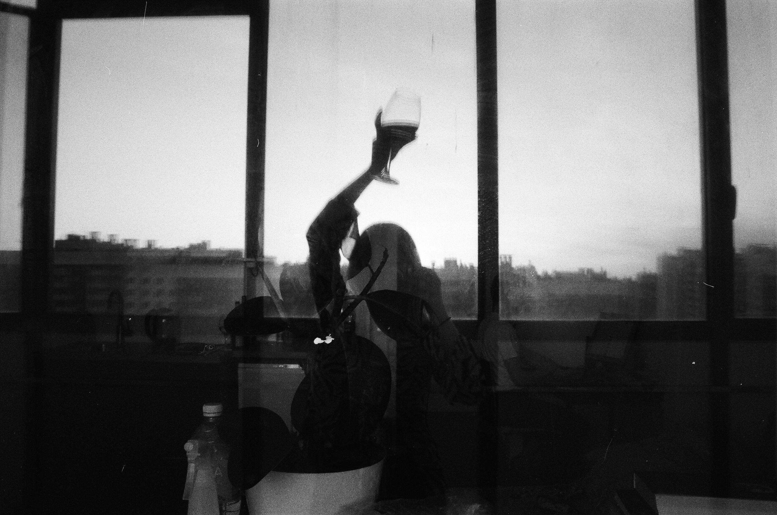 Black Haired Man Floating Illustration · Free Stock Photo