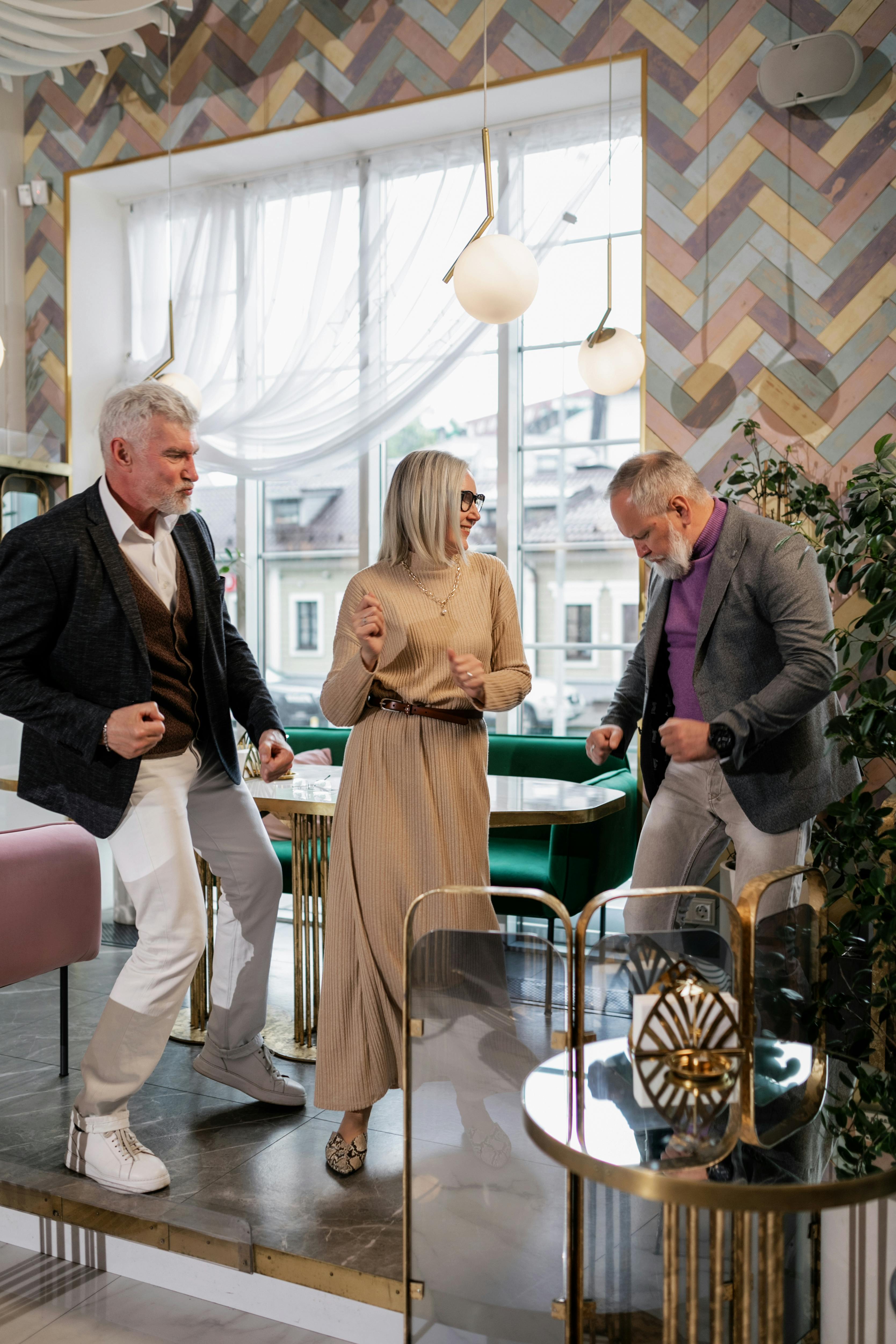 Men Dancing Together at a Bar · Free Stock Photo