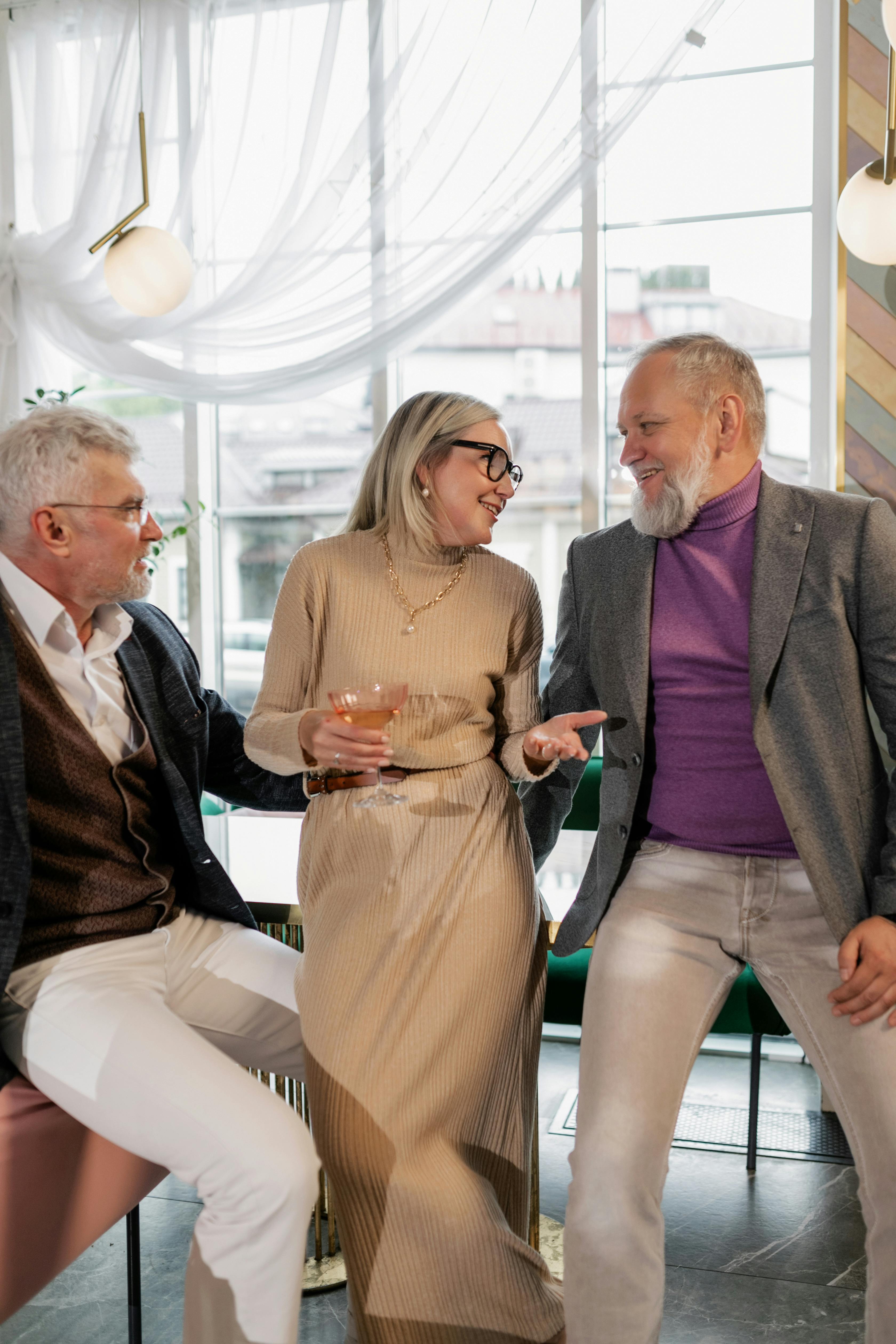 A Group of People Talking · Free Stock Photo