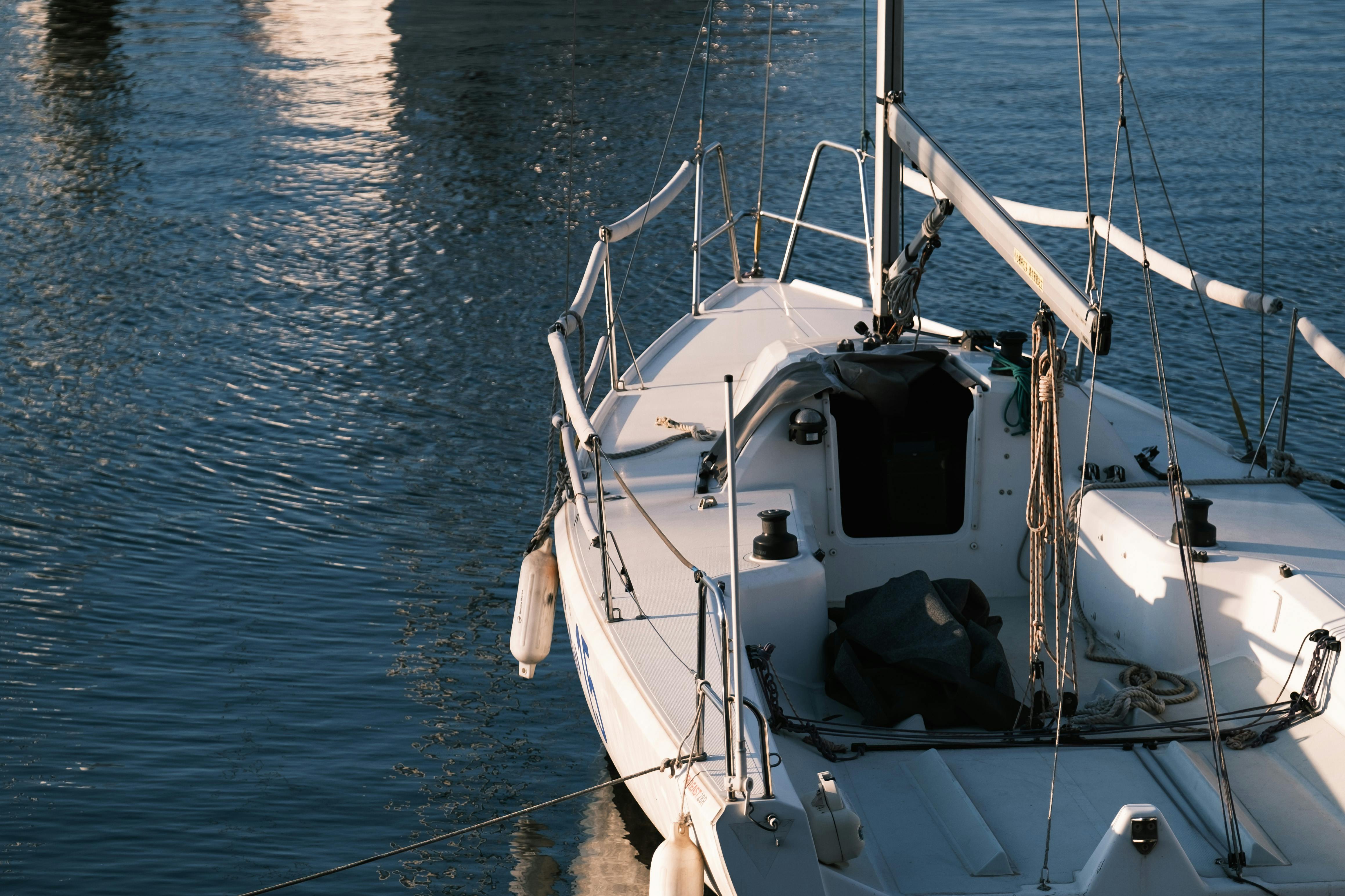 Photo of the Front Deck of a Sailboat · Free Stock Photo