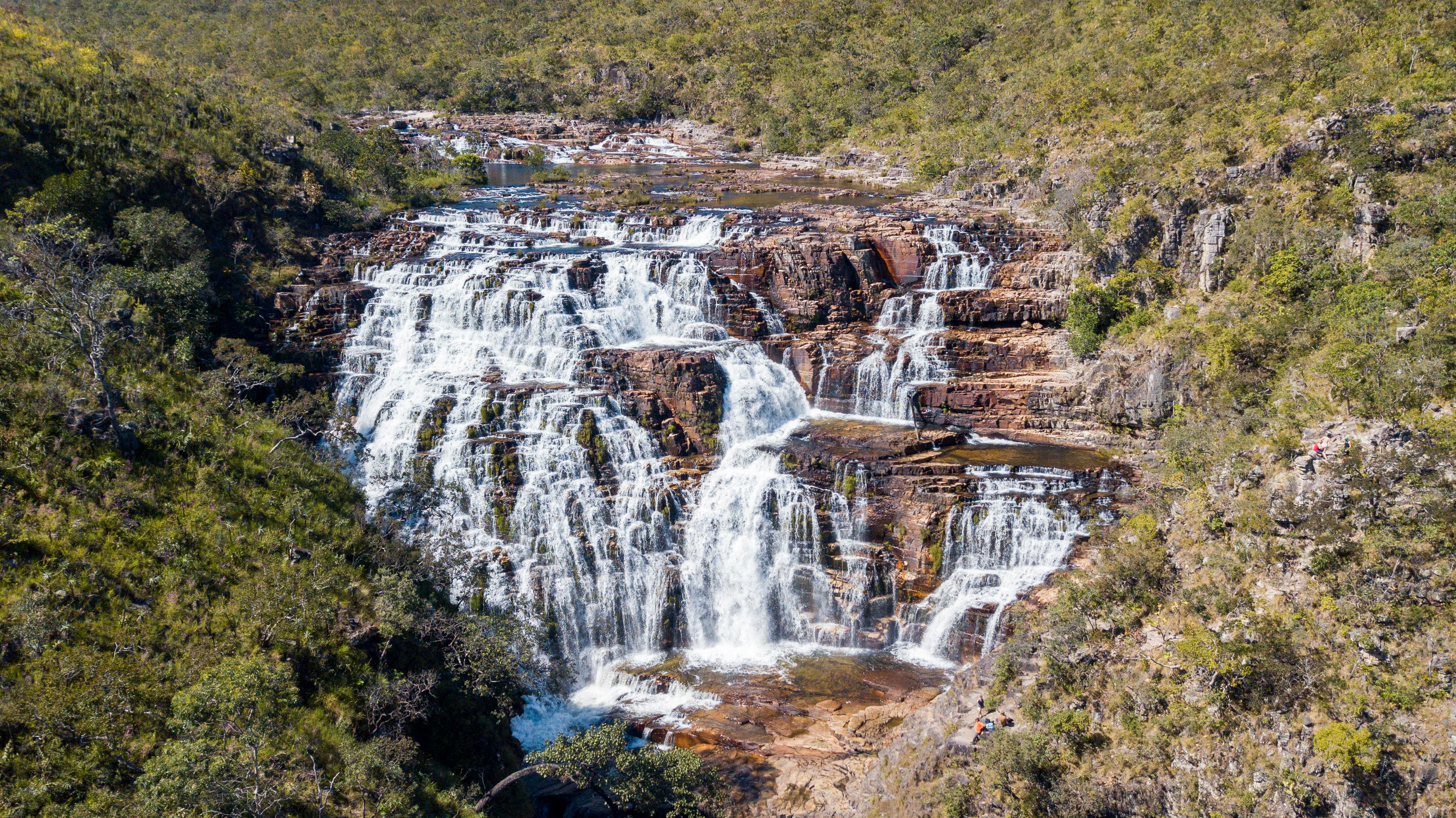 A Beautiful Cascade of Waterfalls · Free Stock Photo