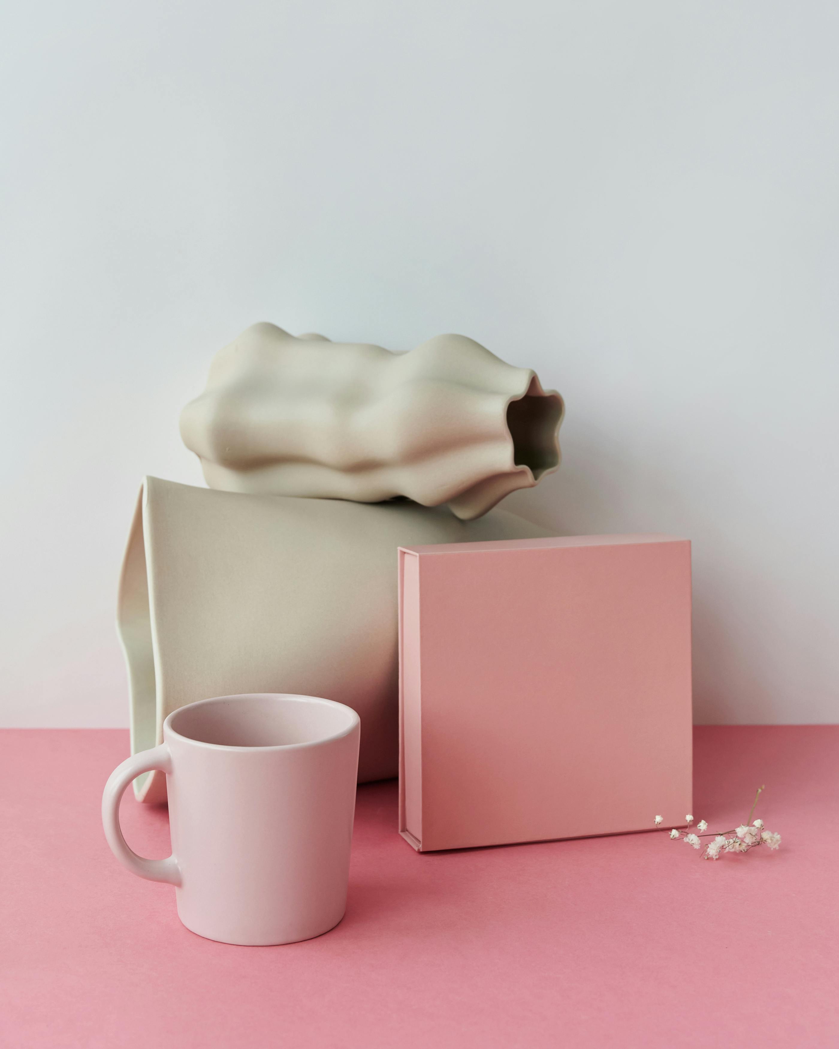 Artistic Porcelain Vases and Cup · Free Stock Photo