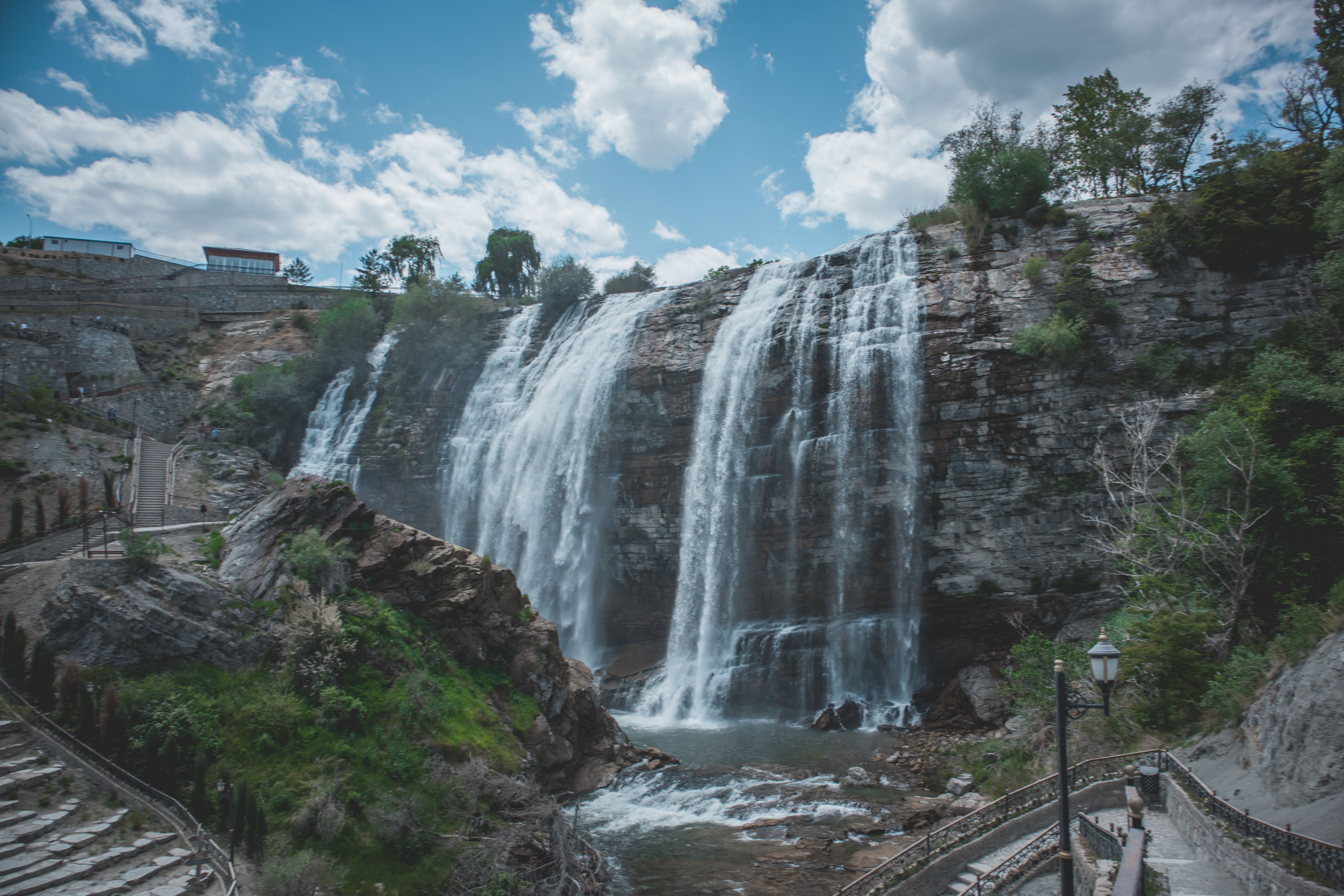 Steps To A Waterfall Photos, Download The BEST Free Steps To A ...