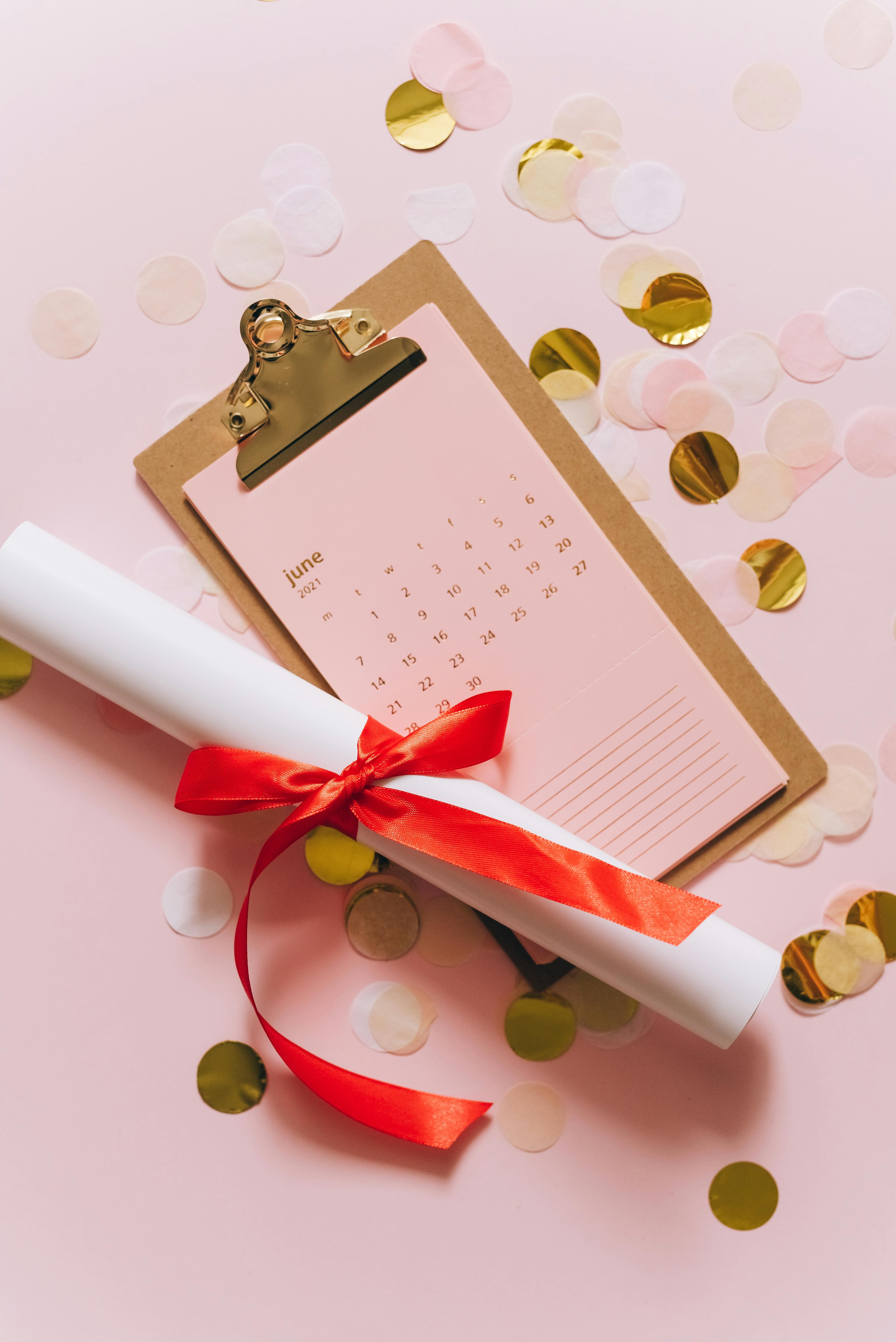 White Textile and White Month Calendar · Free Stock Photo