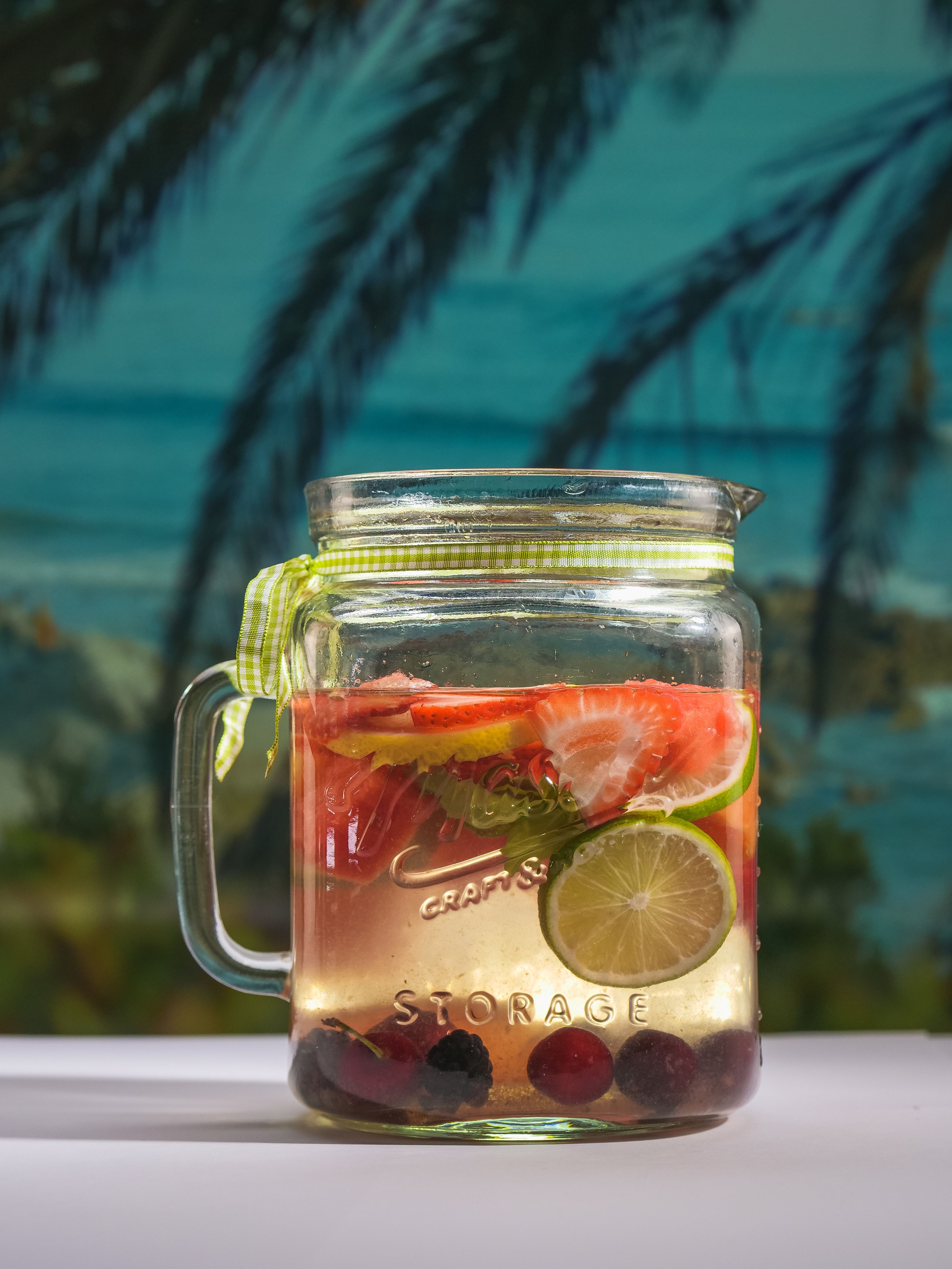 Detox Drink on a Mason Jar · Free Stock Photo