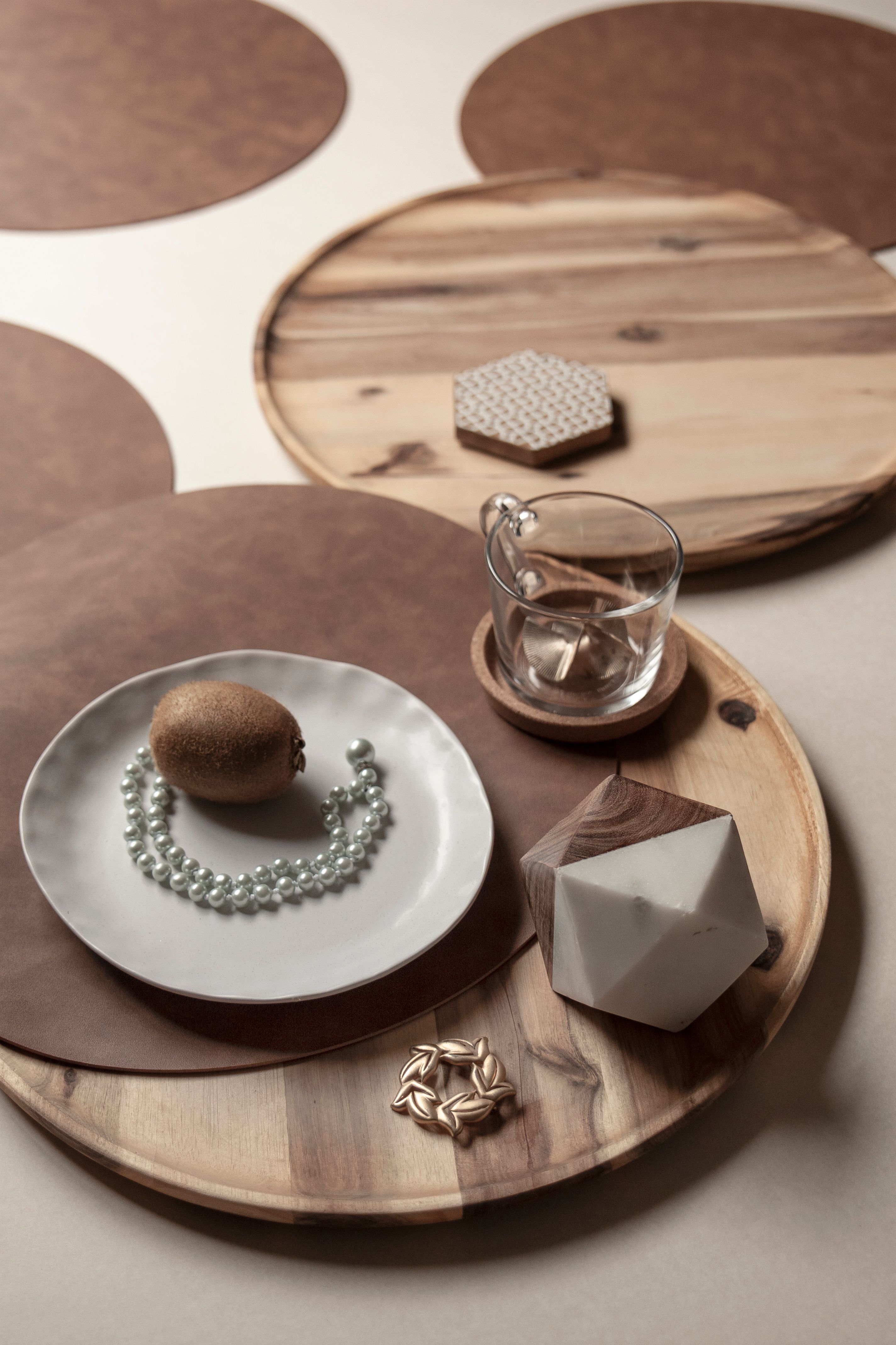 Jewelry on Table and in Shell · Free Stock Photo