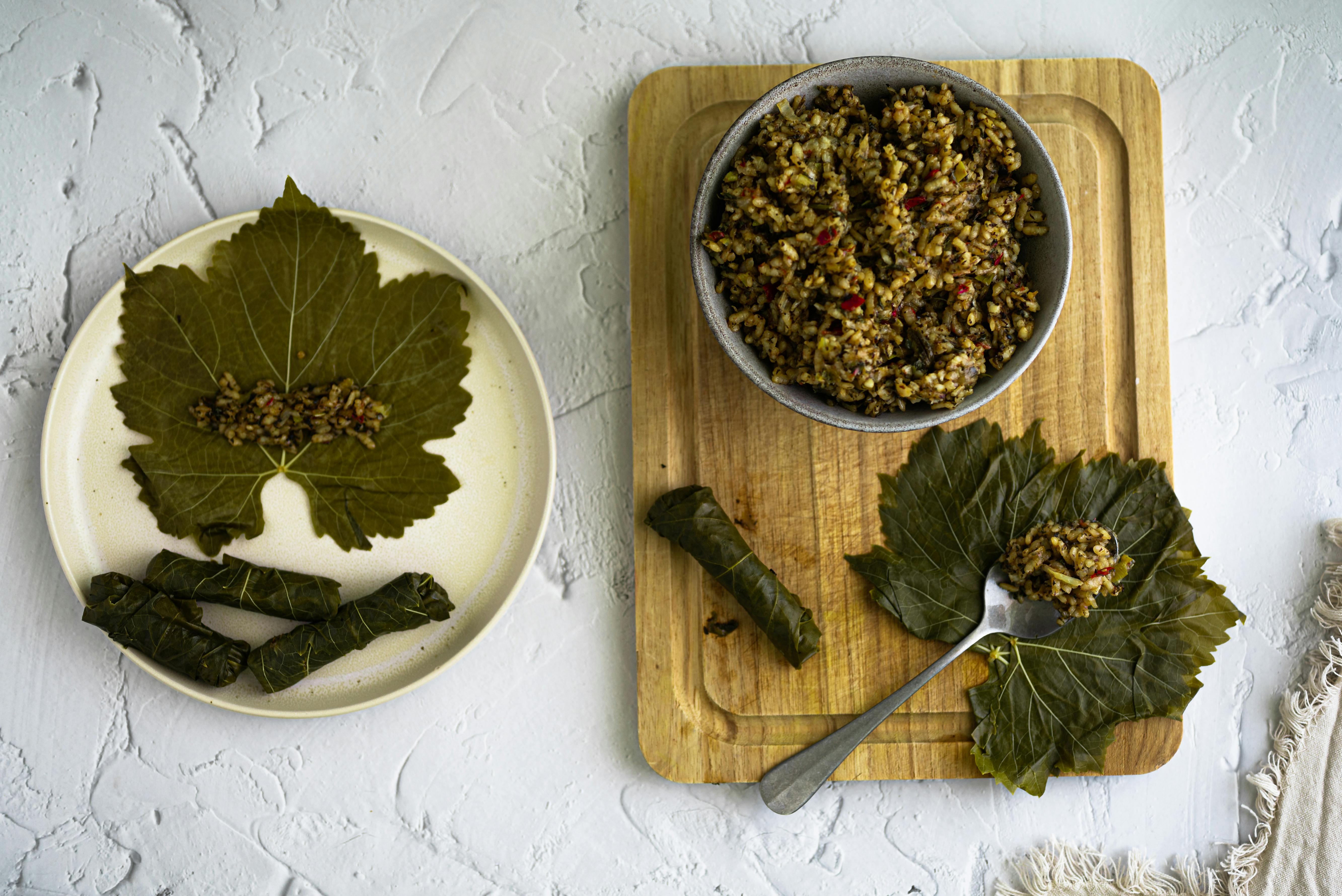 Top View of Dolma Yalanji · Free Stock Photo