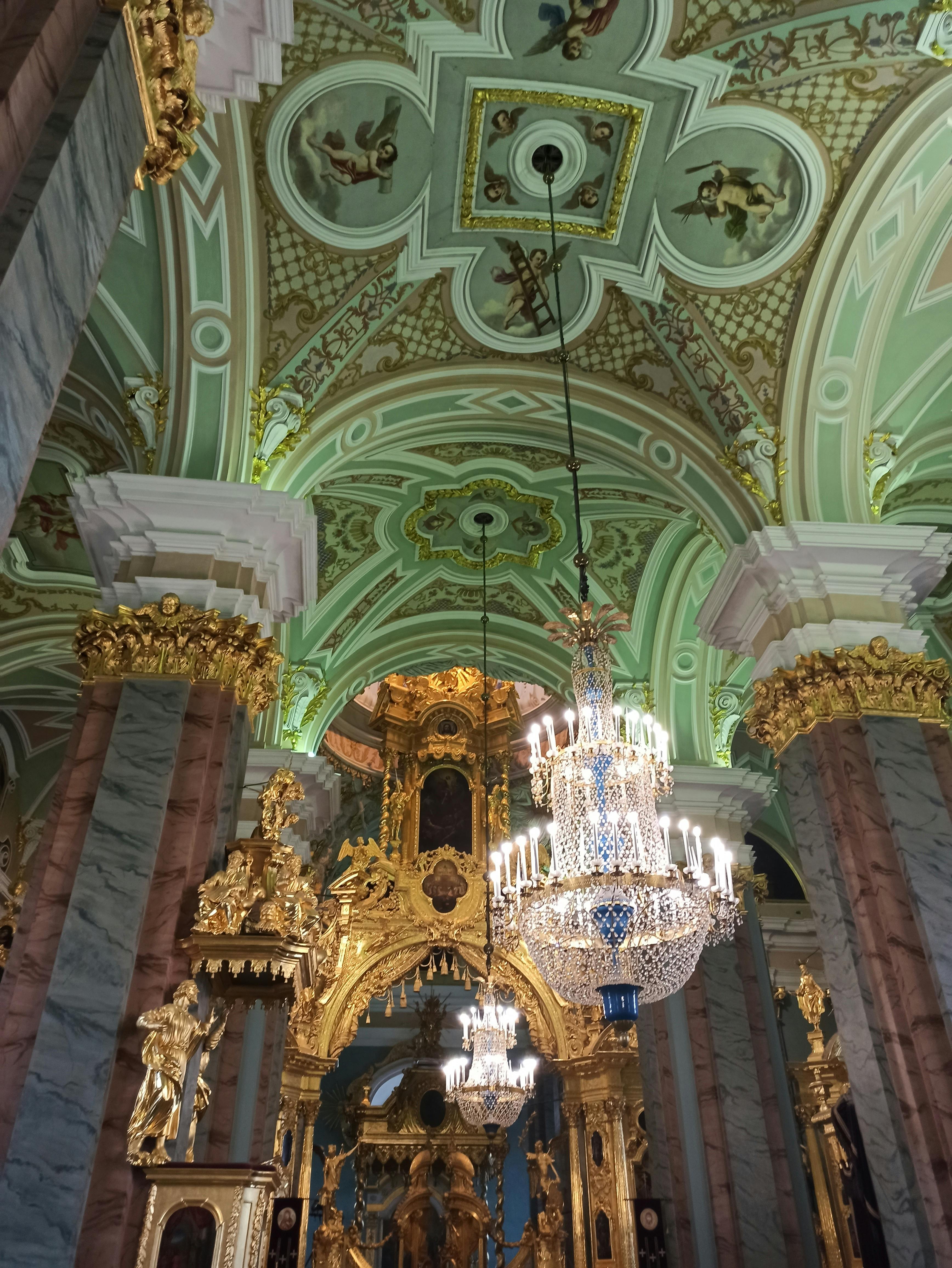 Ornate Church Interior · Free Stock Photo