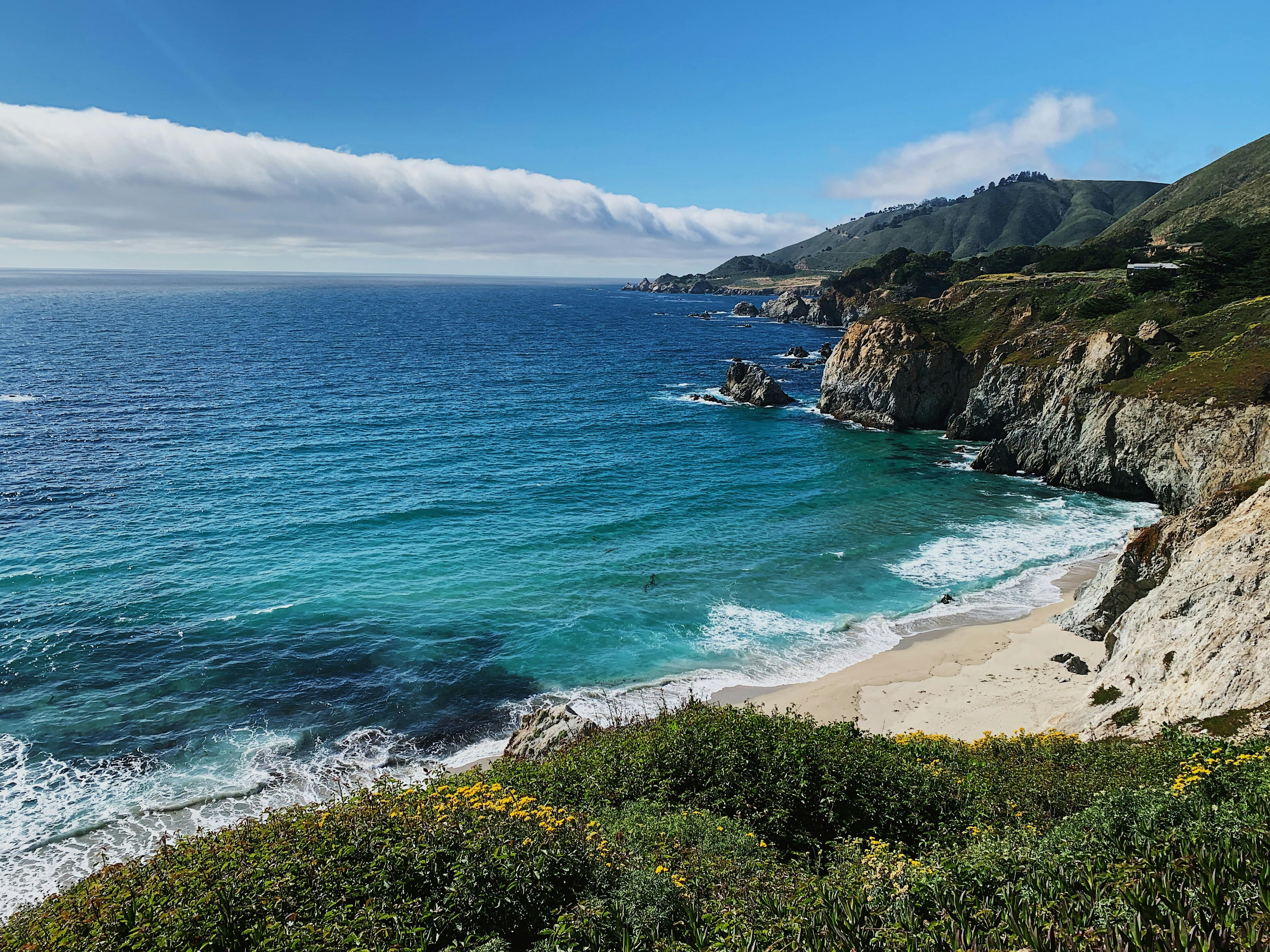 Scenic View of a Beach · Free Stock Photo