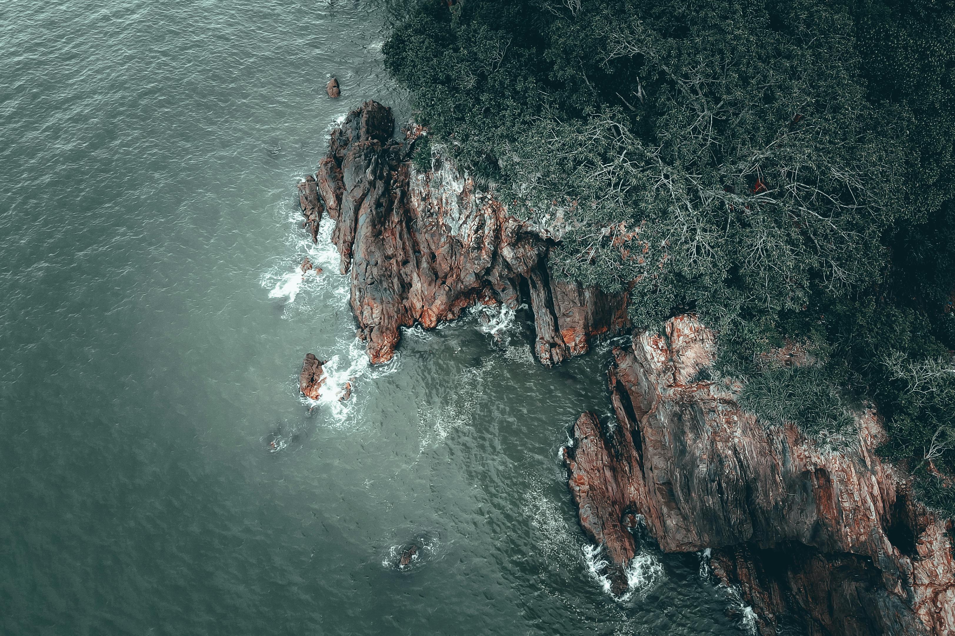 Aerial Photo of Cliff · Free Stock Photo