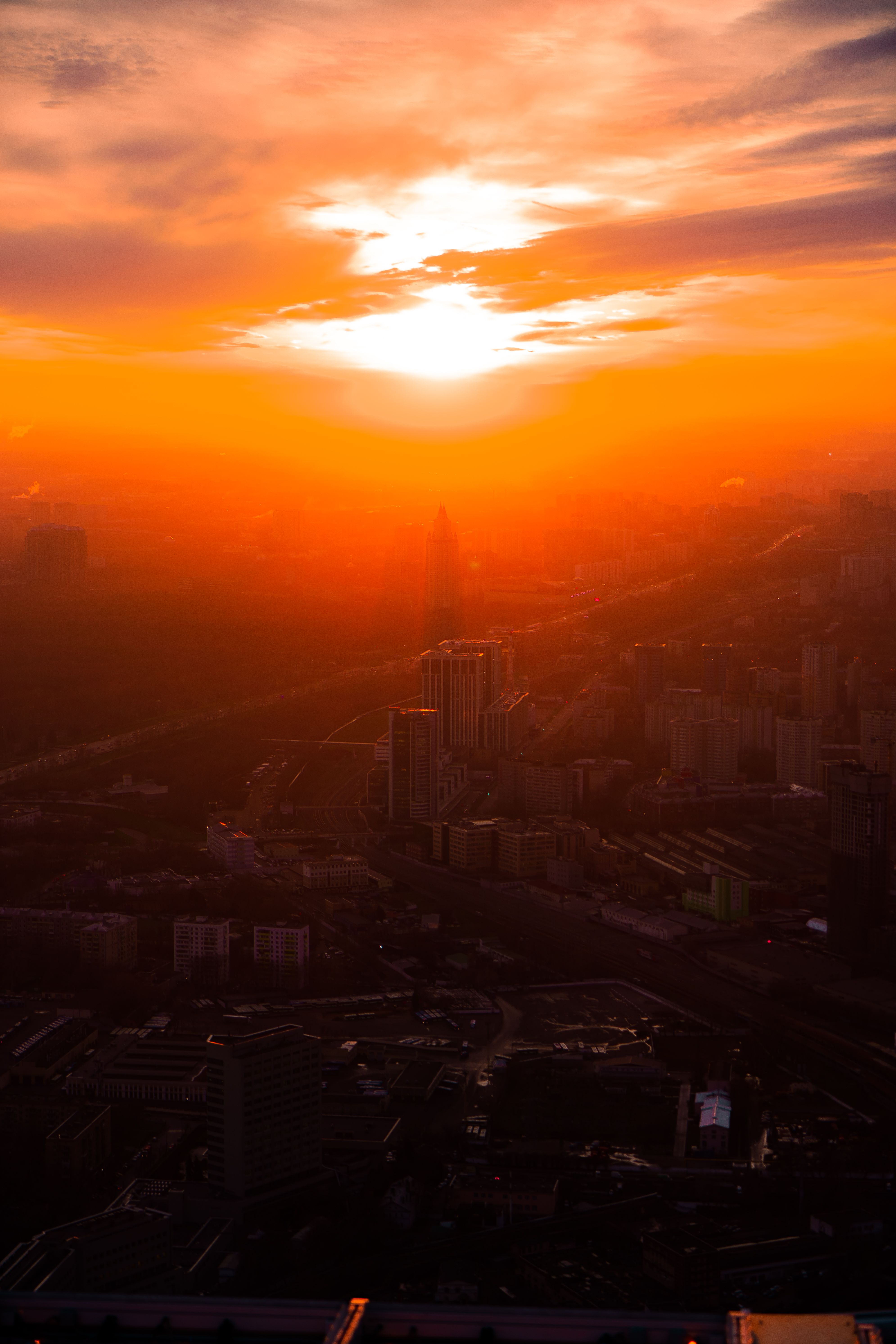 Beautiful City During Sunset · Free Stock Photo