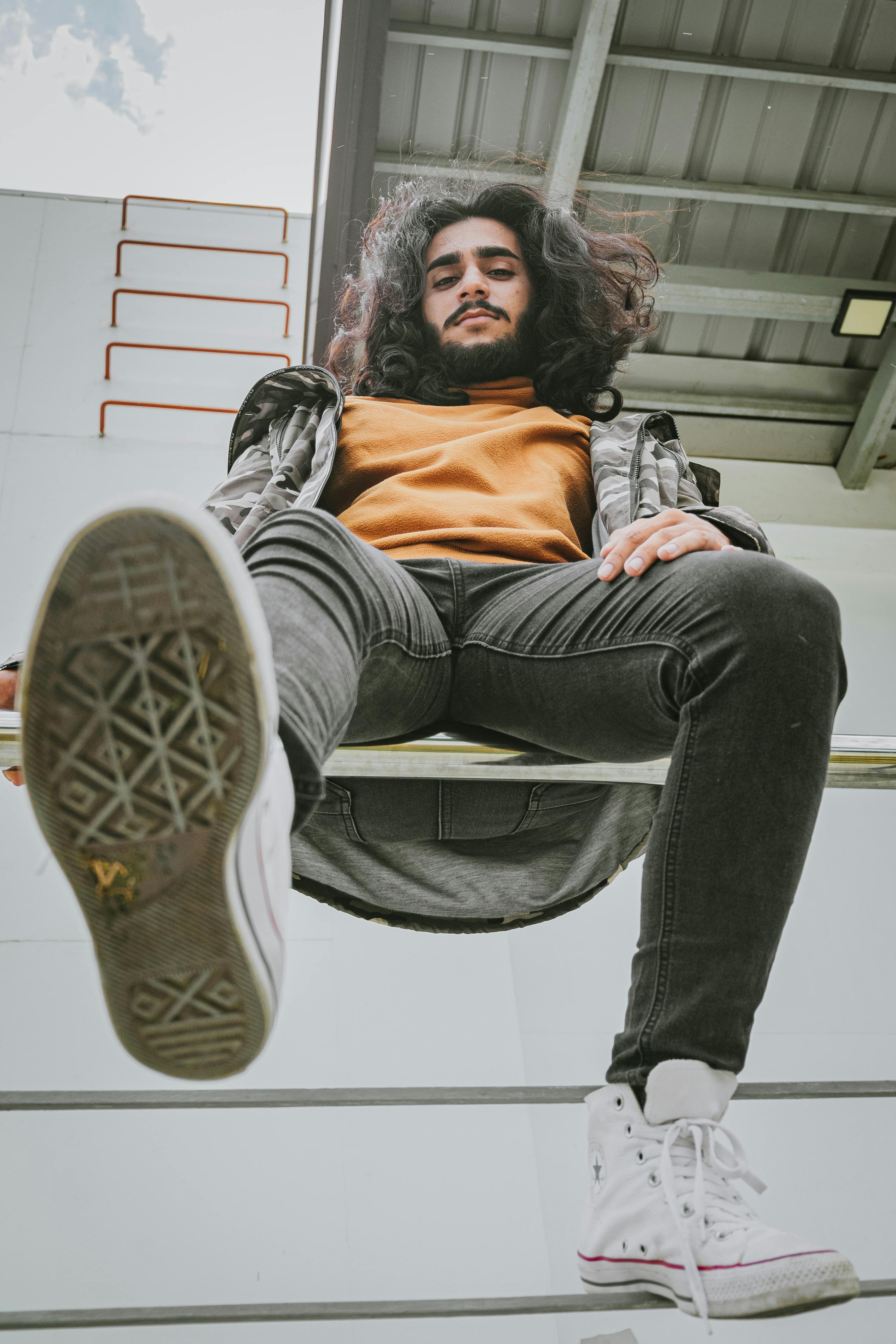 Low Angle Shot of Man on City Street · Free Stock Photo