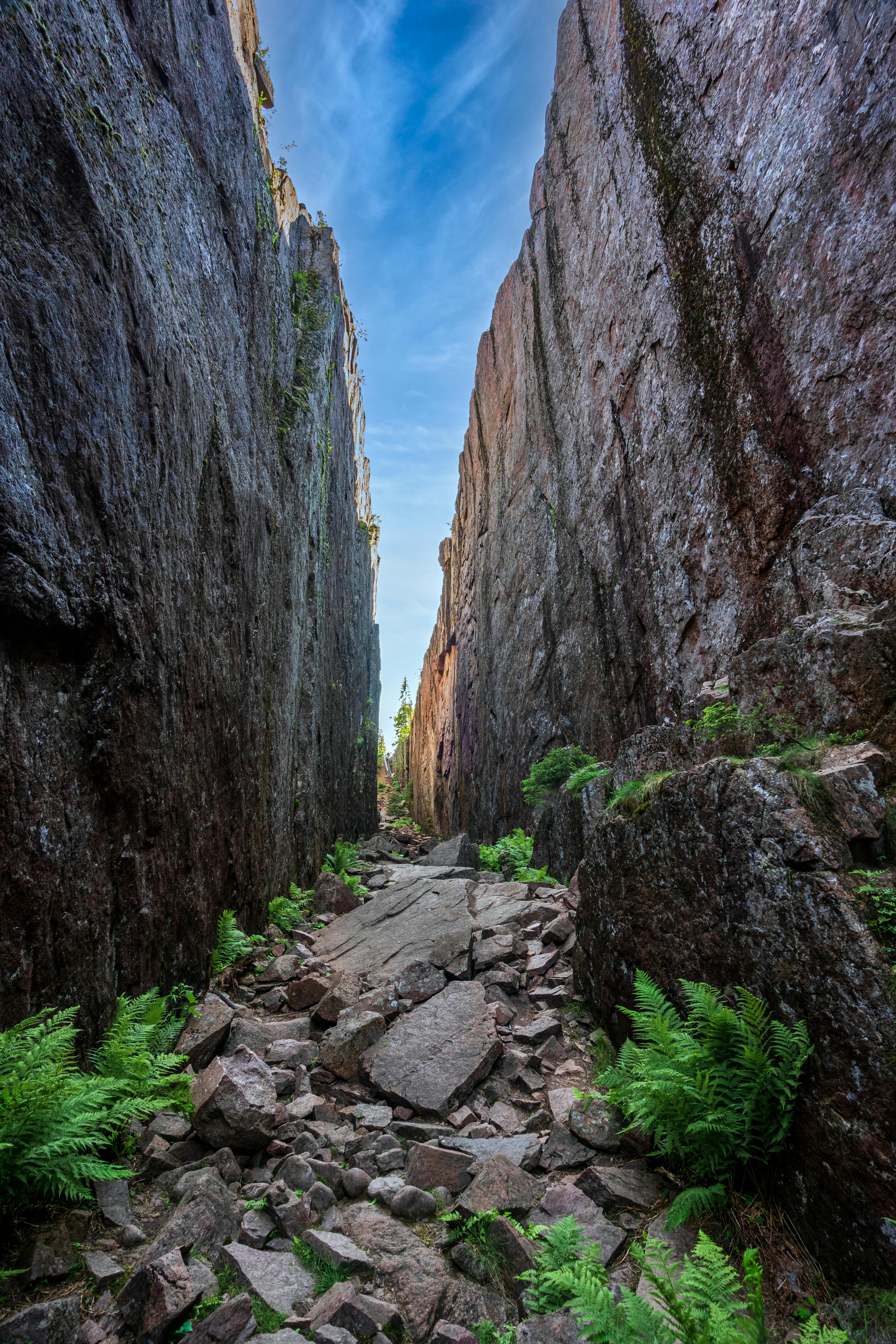 Boulders in between Rock Formations · Free Stock Photo