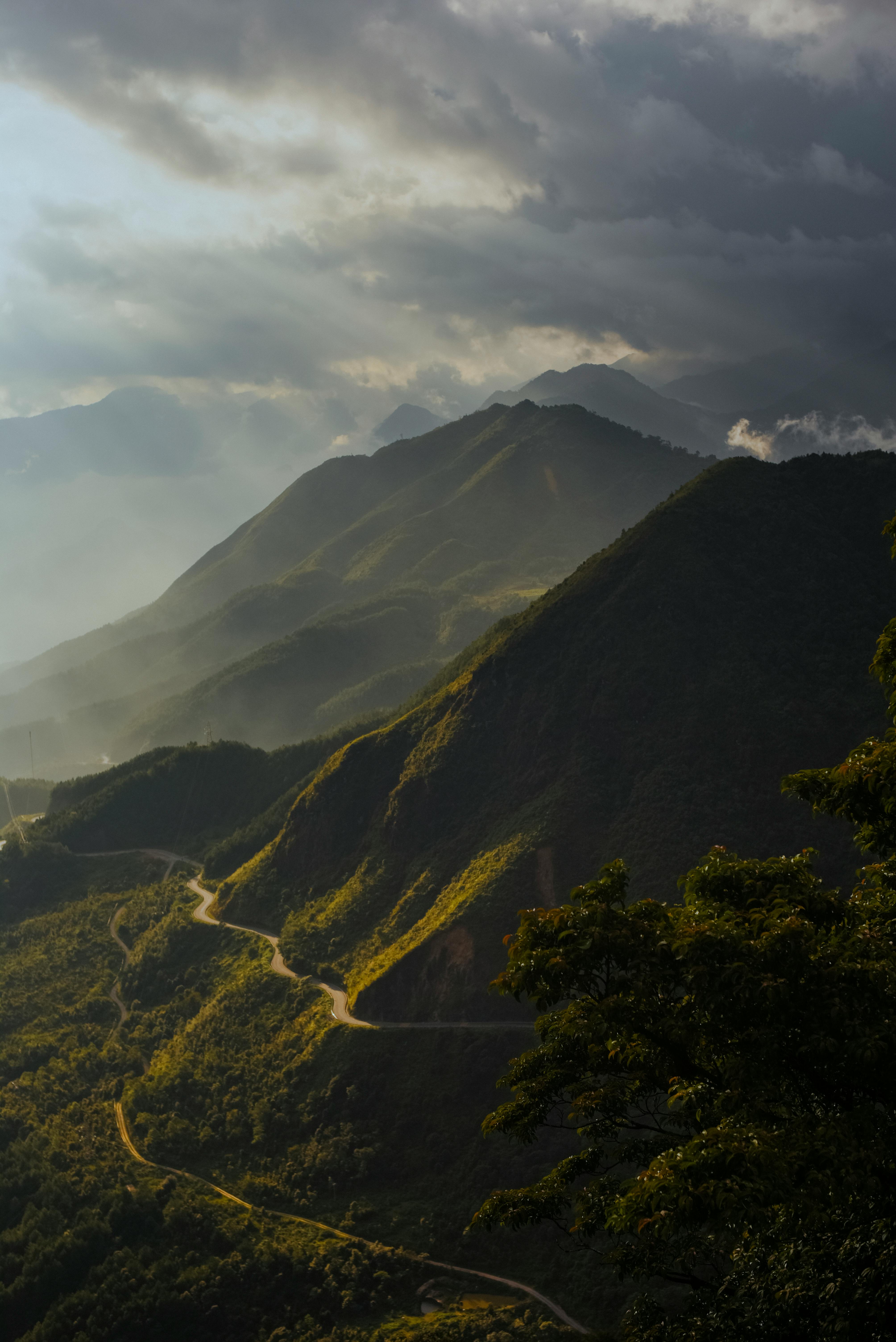 Top View of Mountains · Free Stock Photo