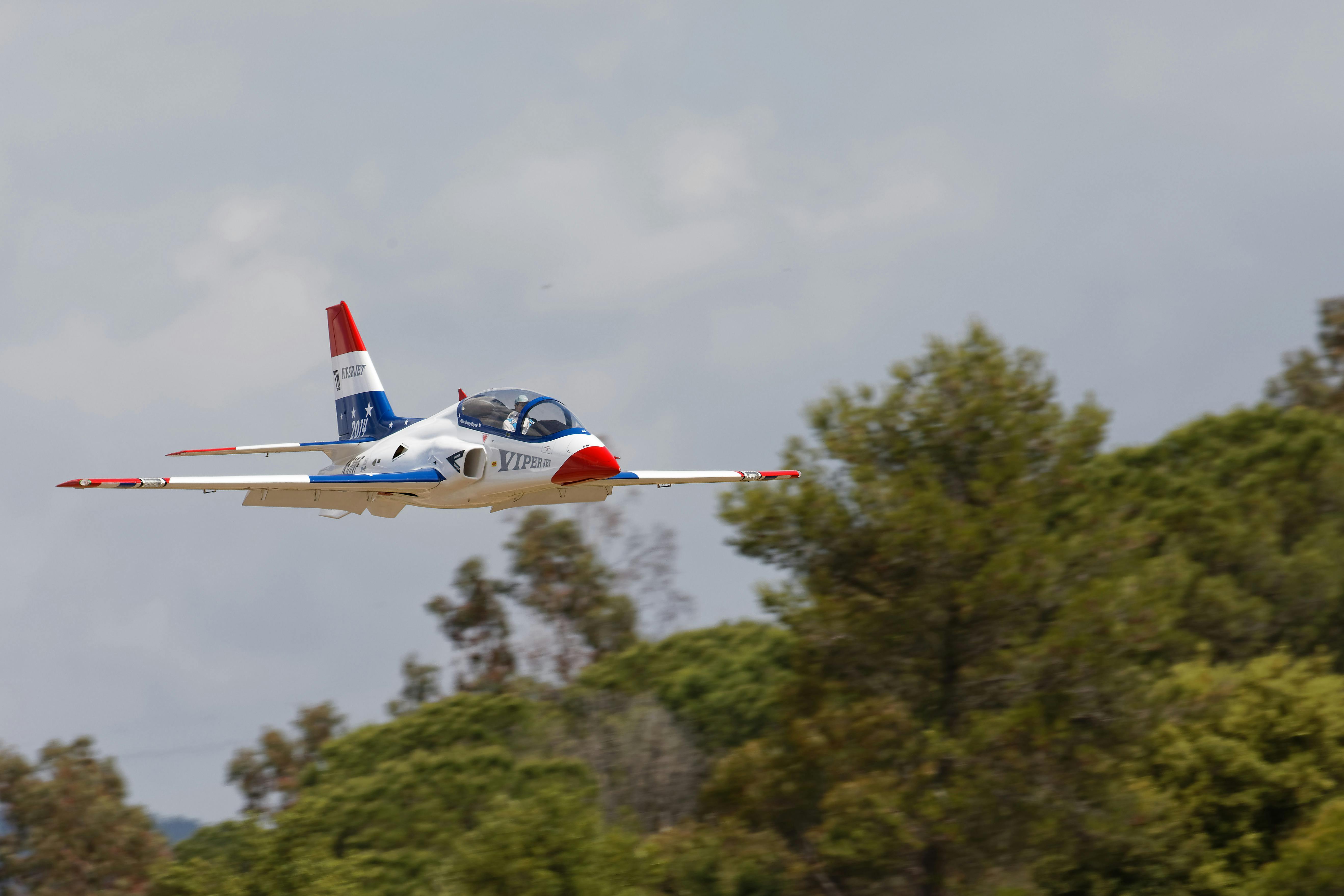 Airplane over Trees · Free Stock Photo