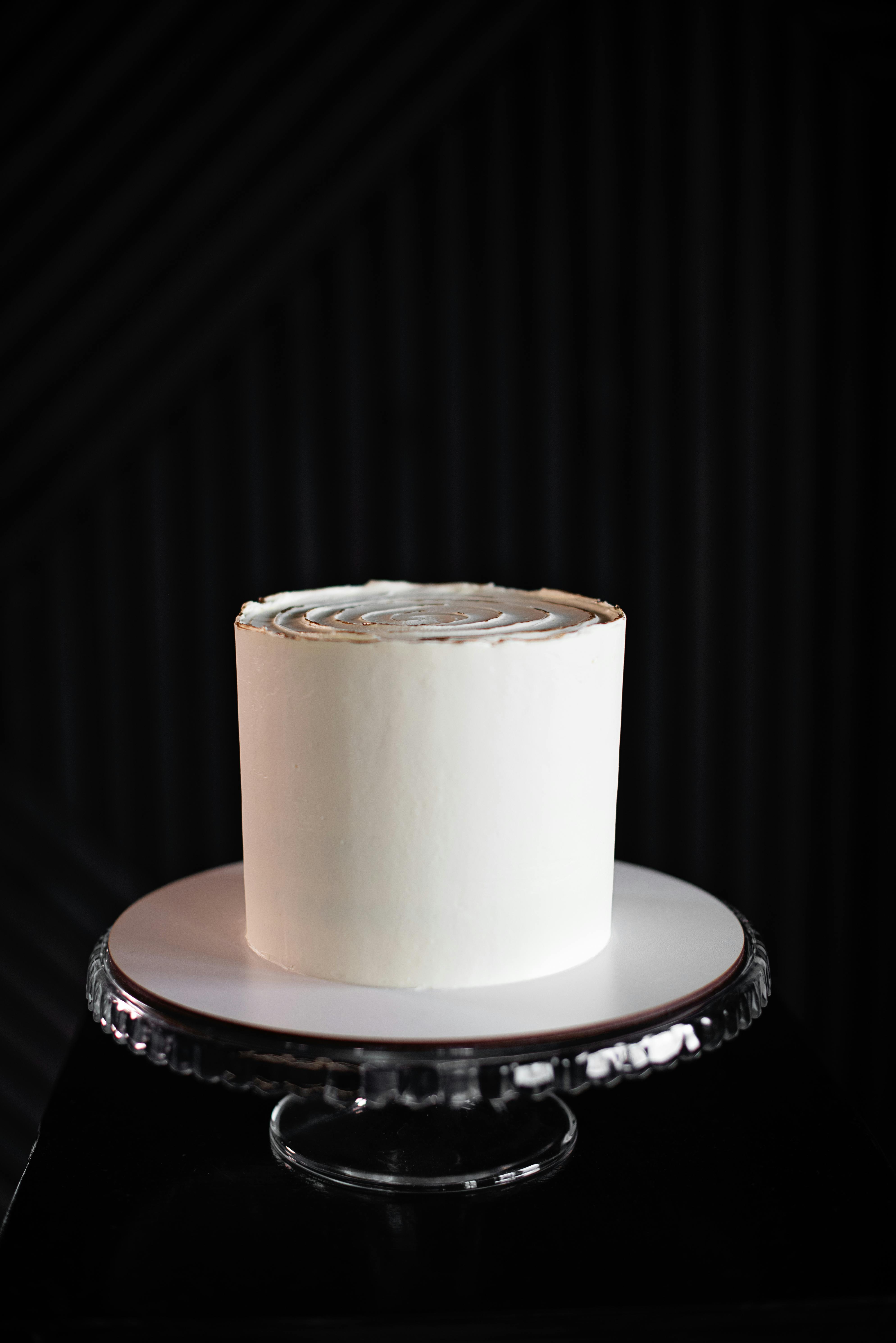 Photo of White Cake on Tray · Free Stock Photo