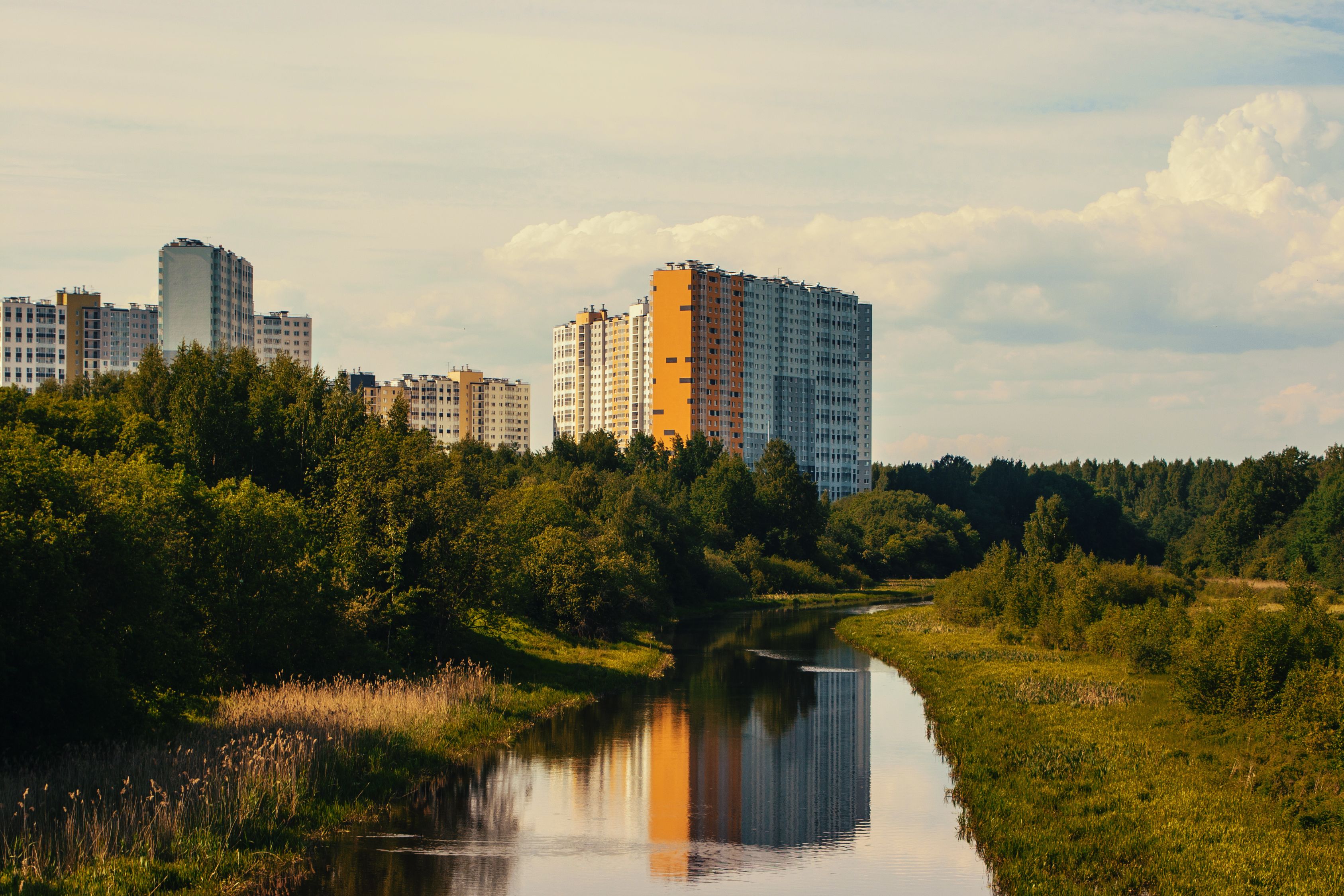 Tall Apartment Buildings in City · Free Stock Photo