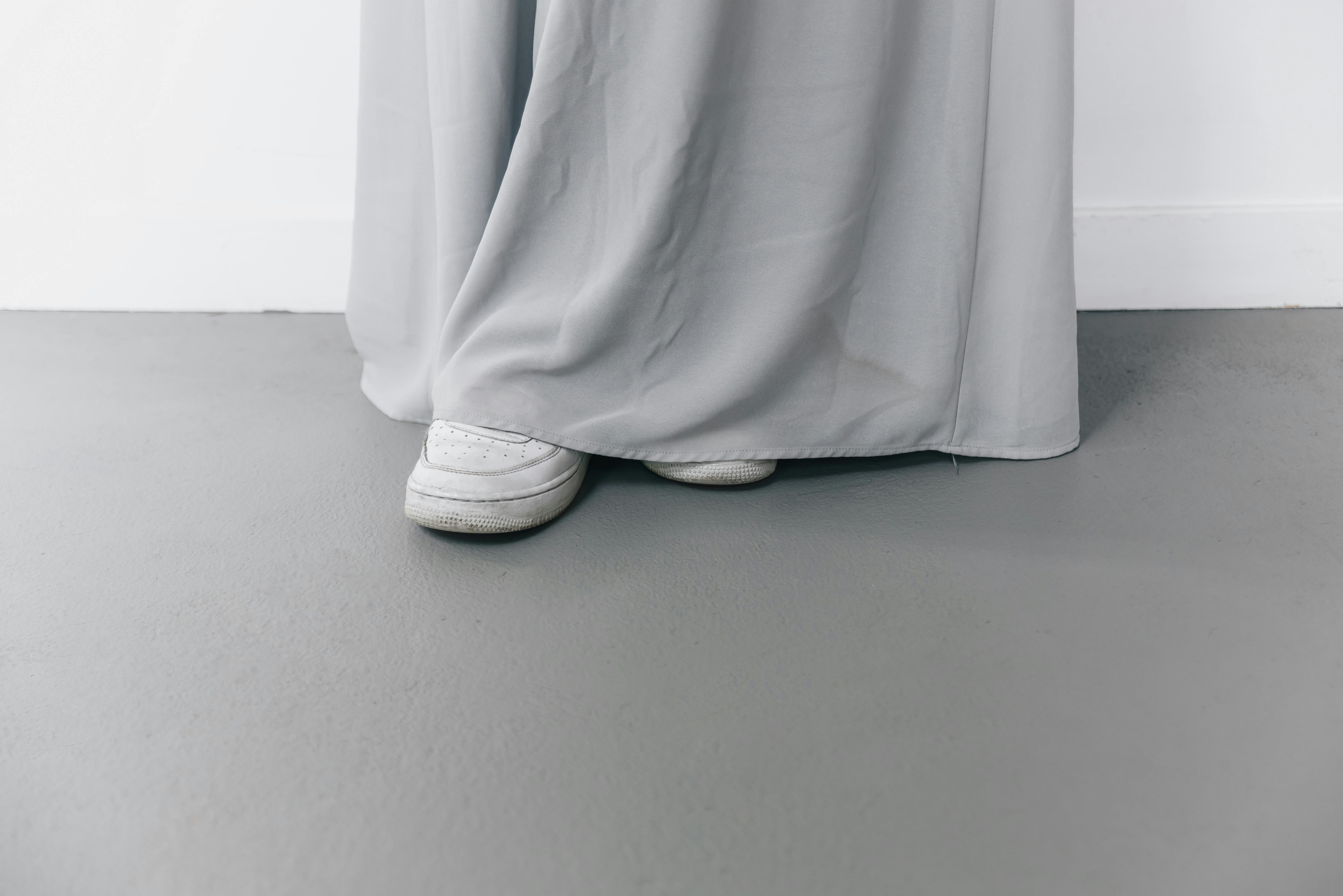 Gray Locker Cabinet and Boots · Free Stock Photo